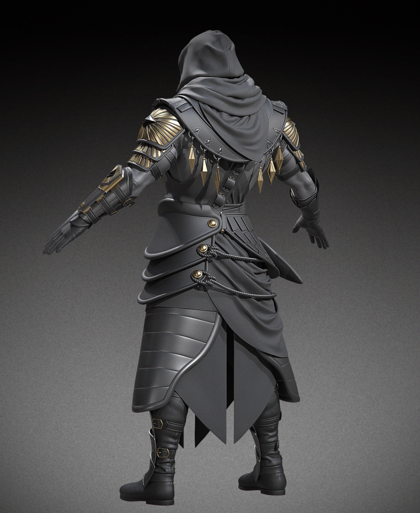 ABOUTCG - 游戏角色线下班第8、9期 林同学作品