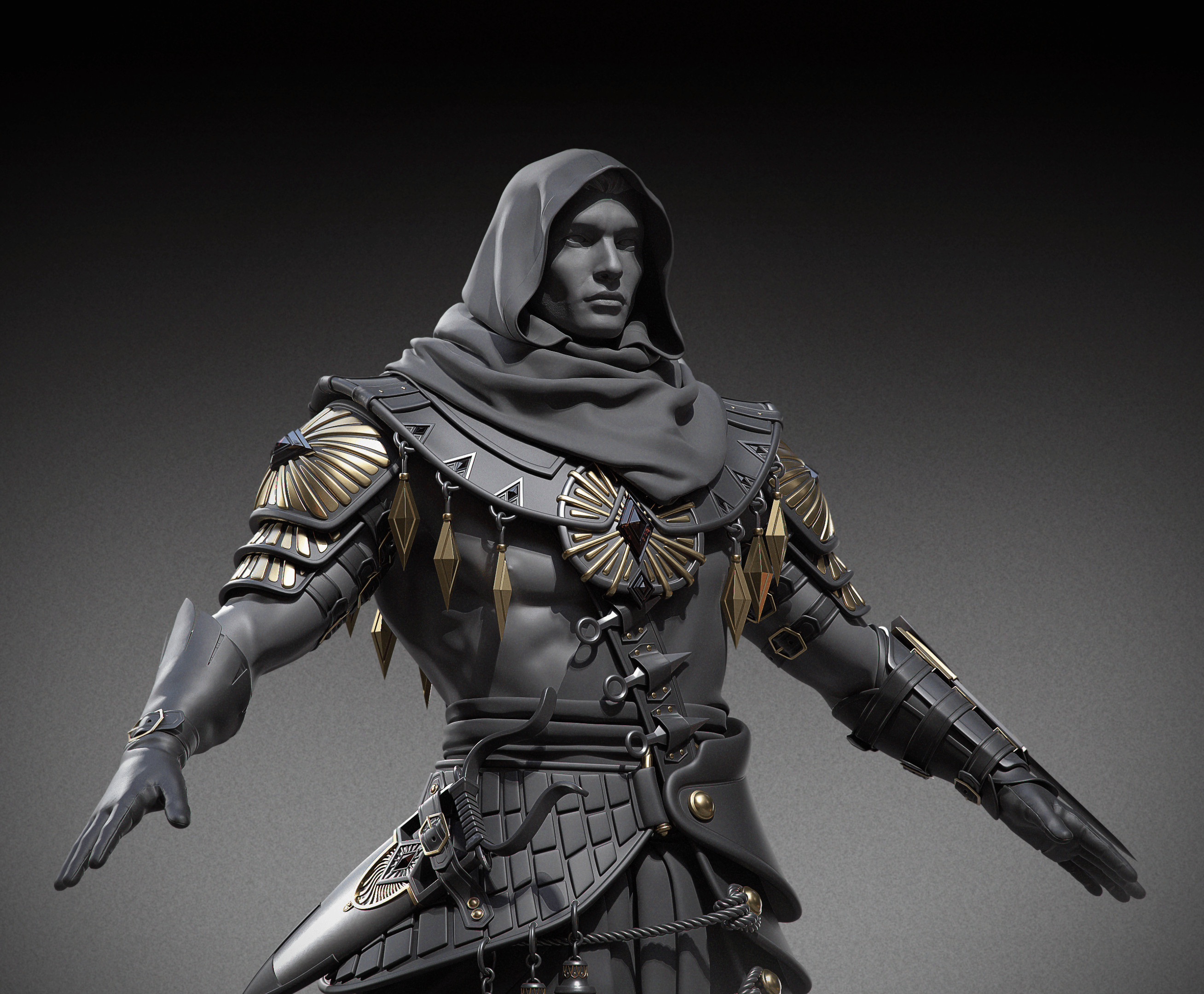 ABOUTCG - 游戏角色线下班第8、9期 林同学作品