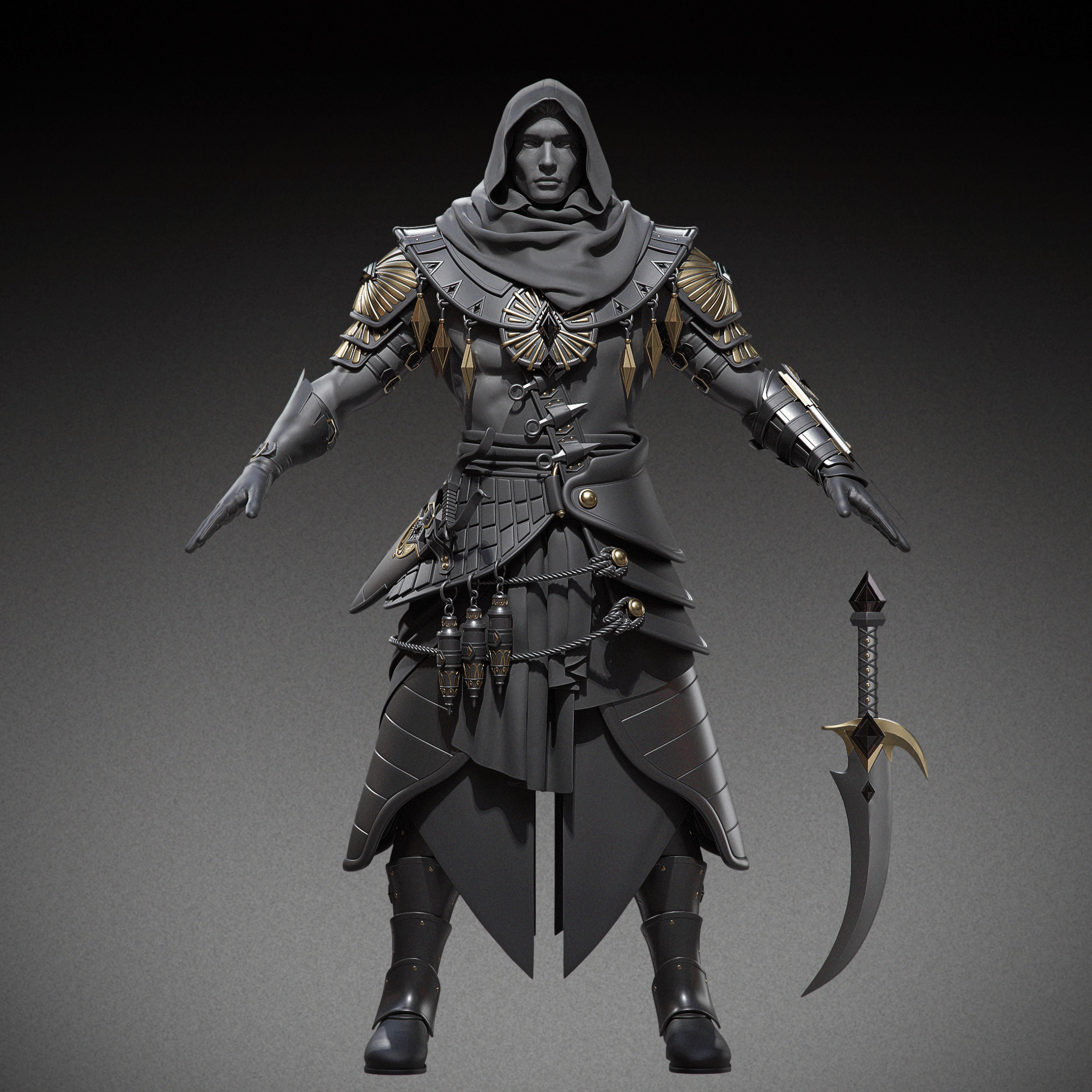 ABOUTCG - 游戏角色线下班第8、9期 林同学作品