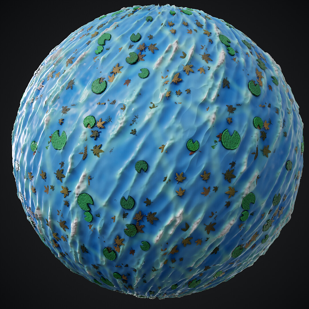 ArtStation - Substance Designer_Stylized Water