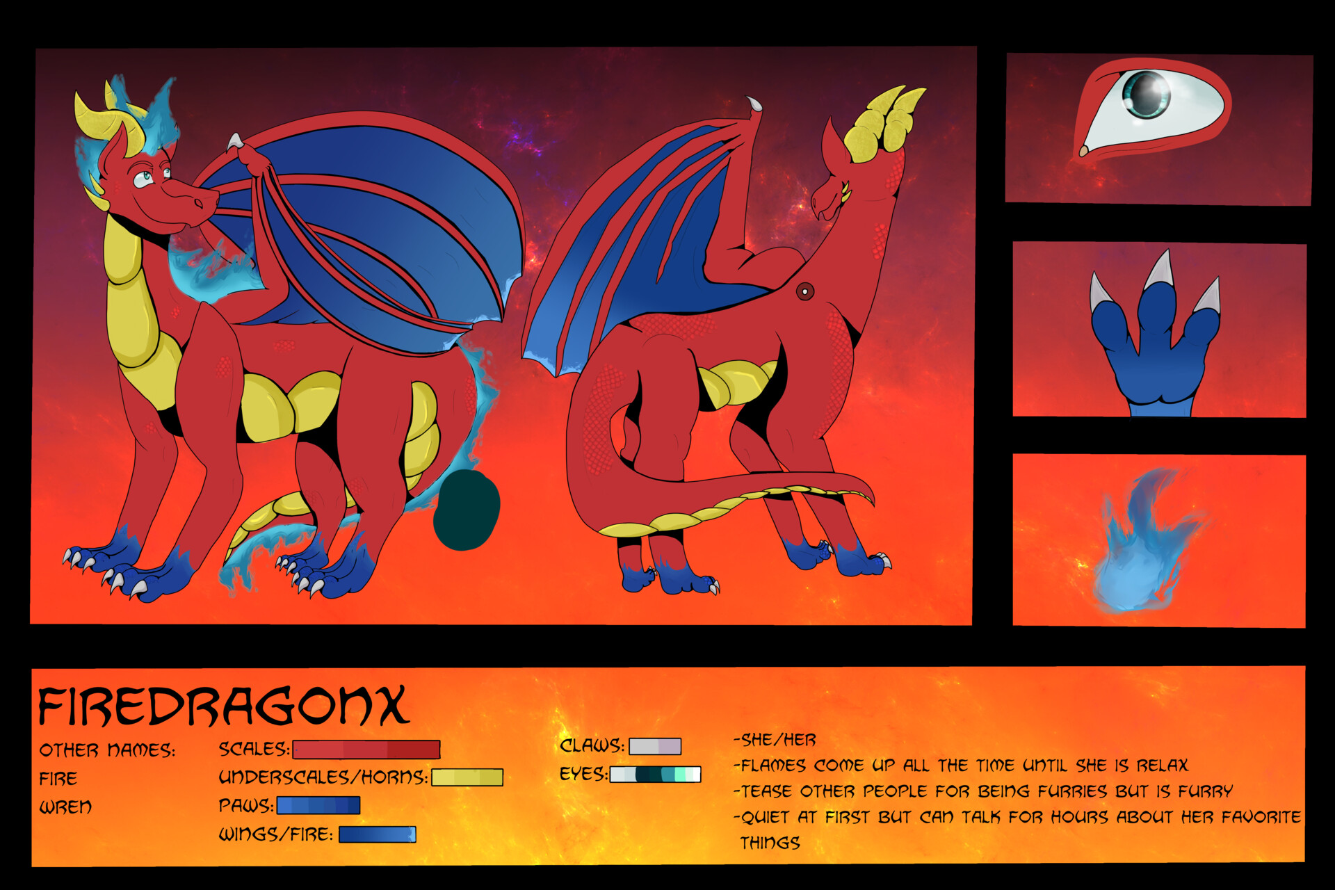 ArtStation - (New)Firedragon Reference