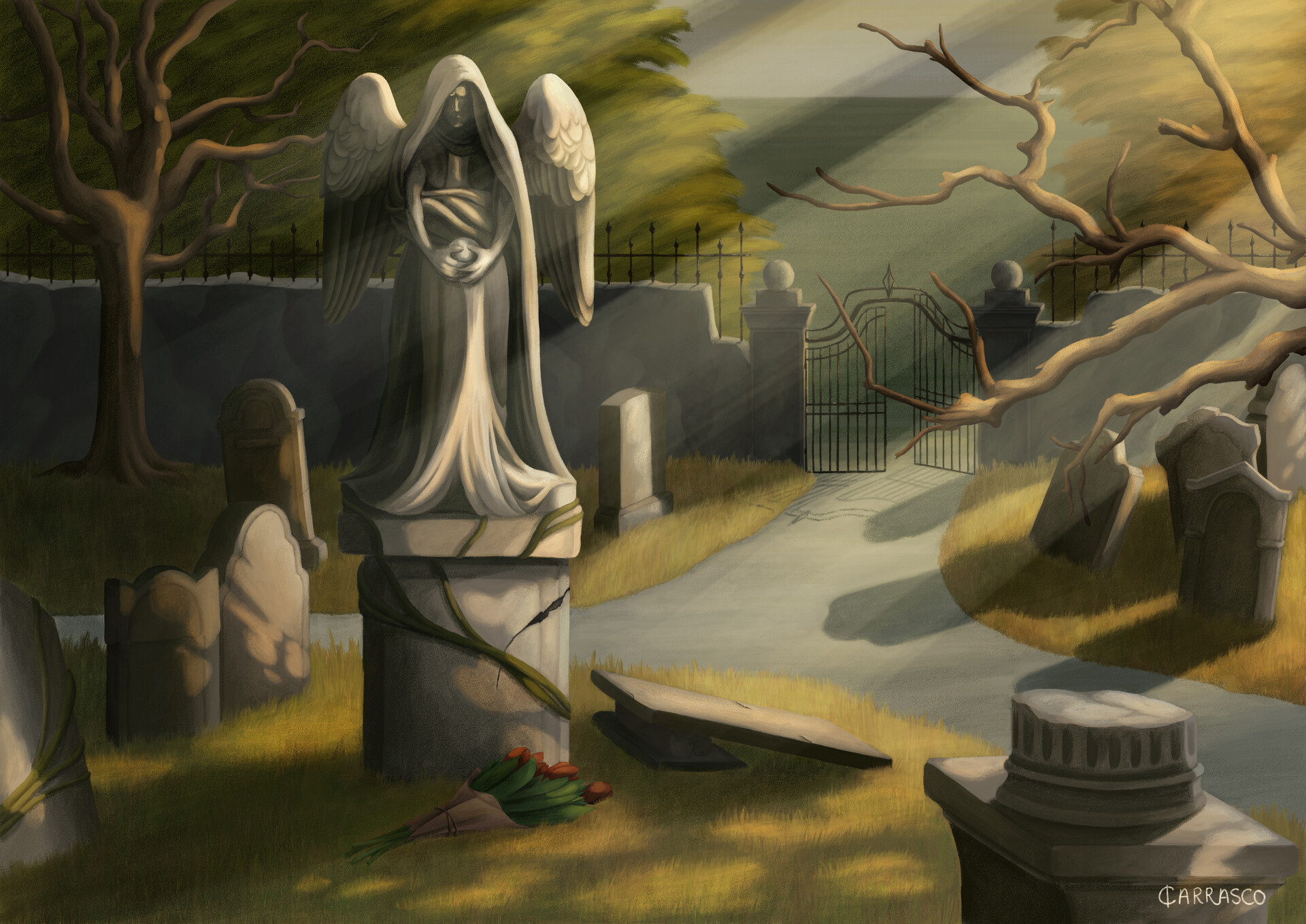 ArtStation - Cemetery