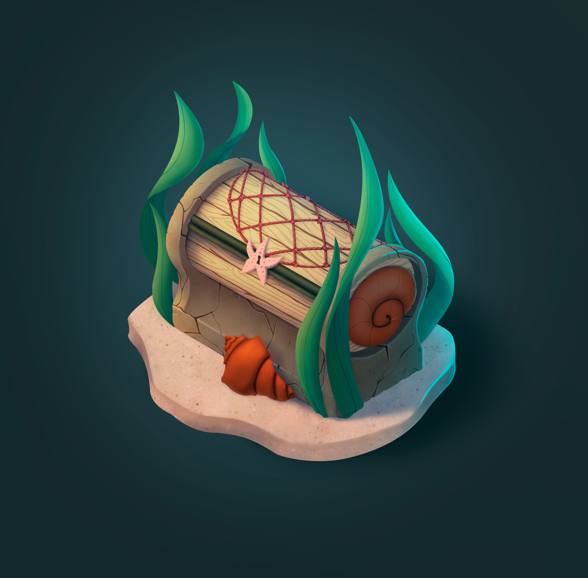ArtStation - Sea chest