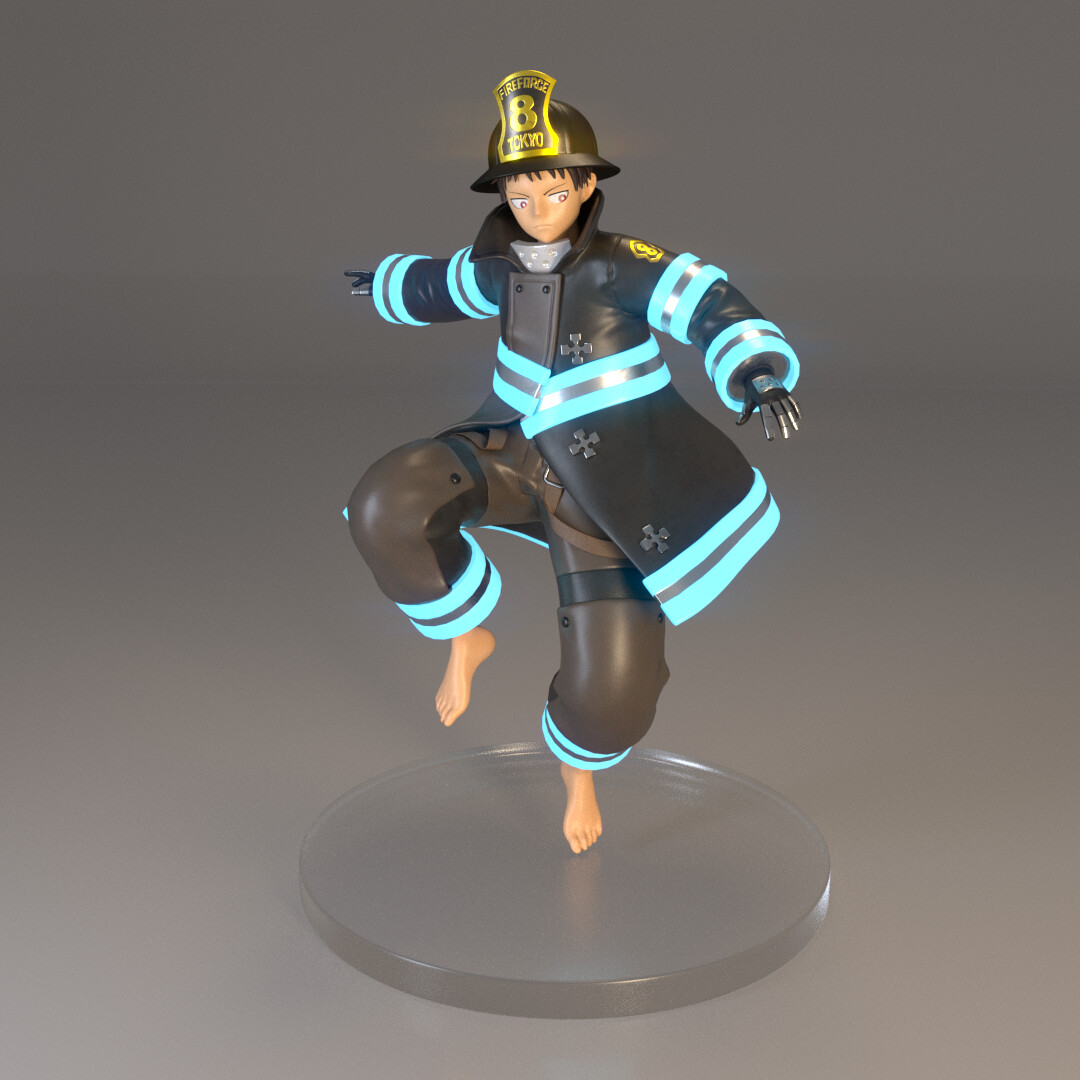 ArtStation - Fire force - shinra