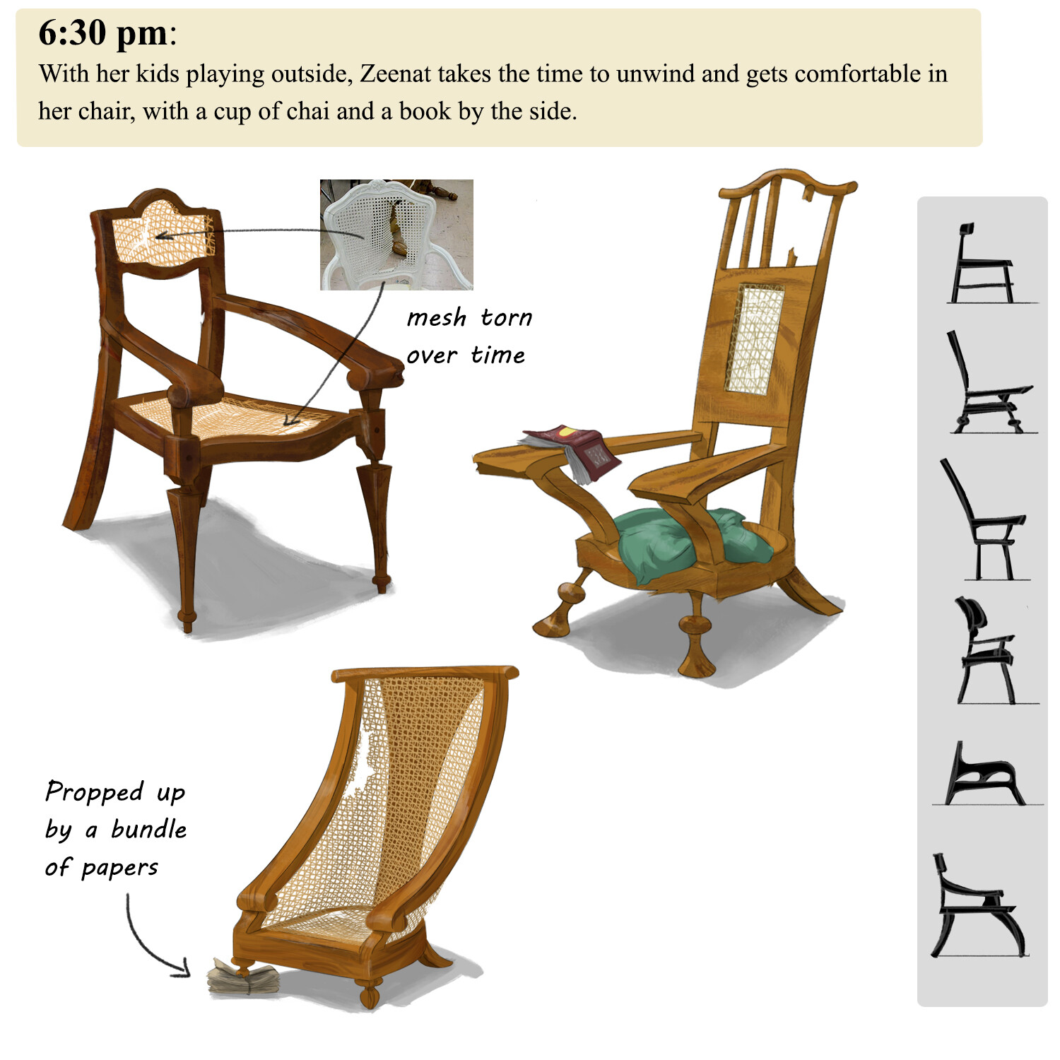 ArtStation - Prop Design- Chairs