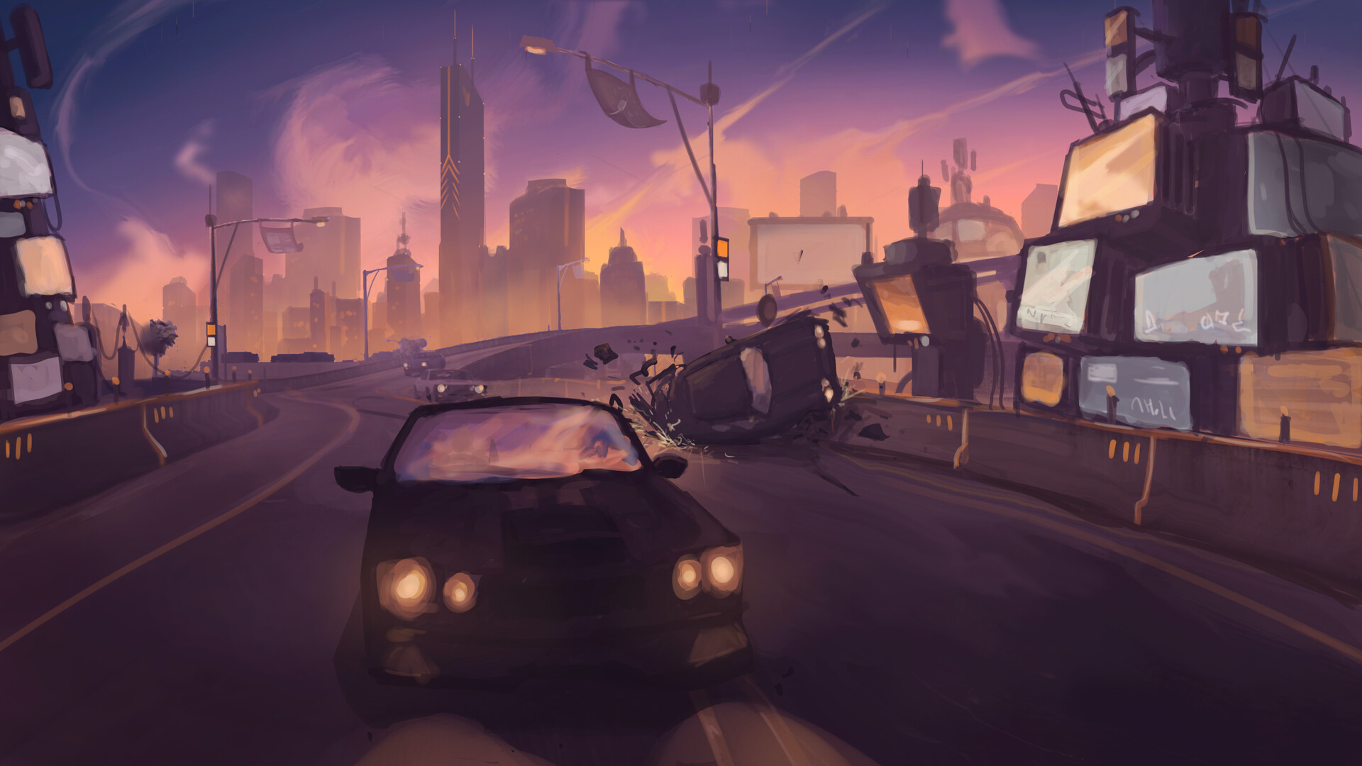 ArtStation - Road concept