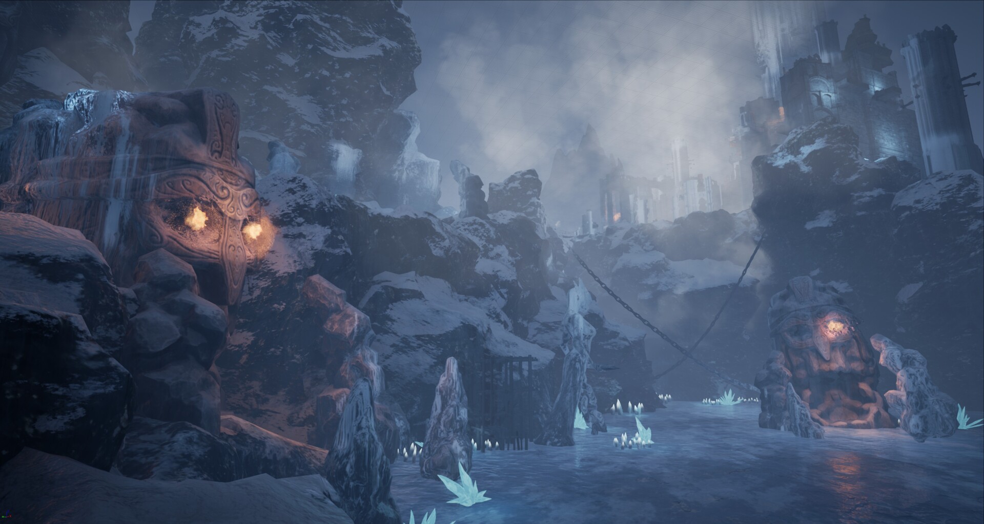 ArtStation - Ice Mountain Concept Design！