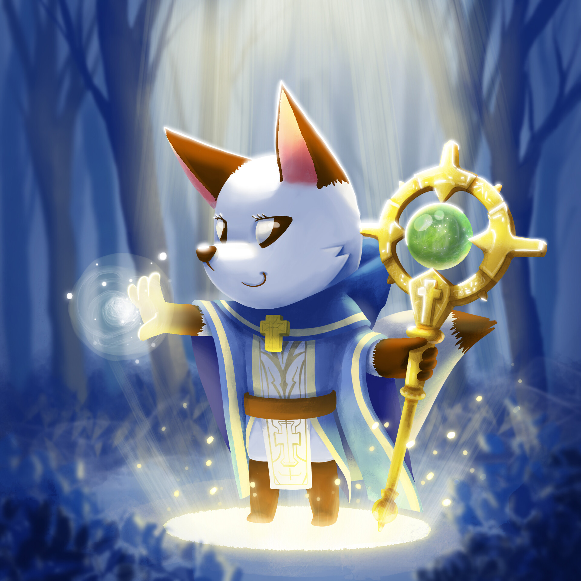 ArtStation - Fox Priest