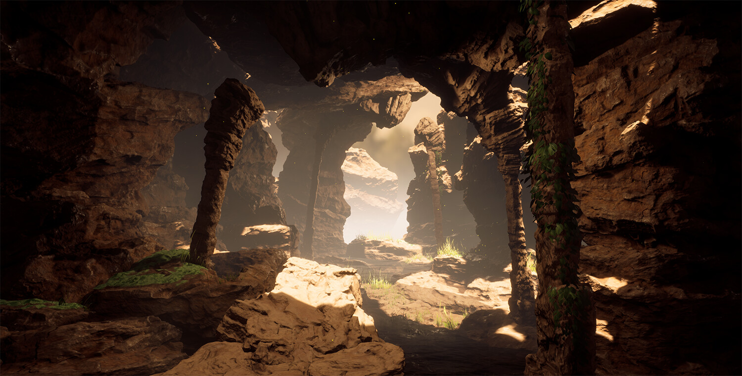 ArtStation - Unreal engine 4 Rock scene