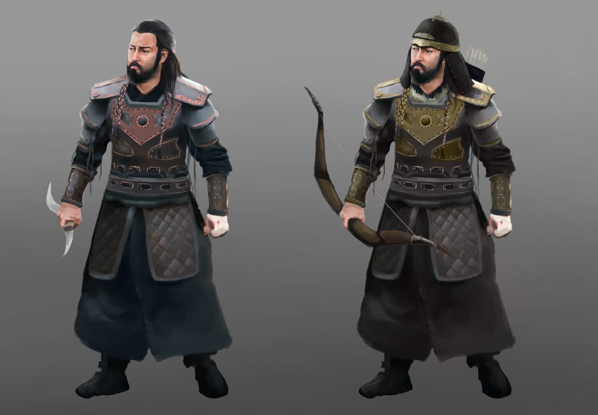 ArtStation - Gokturk Warrior Character Design