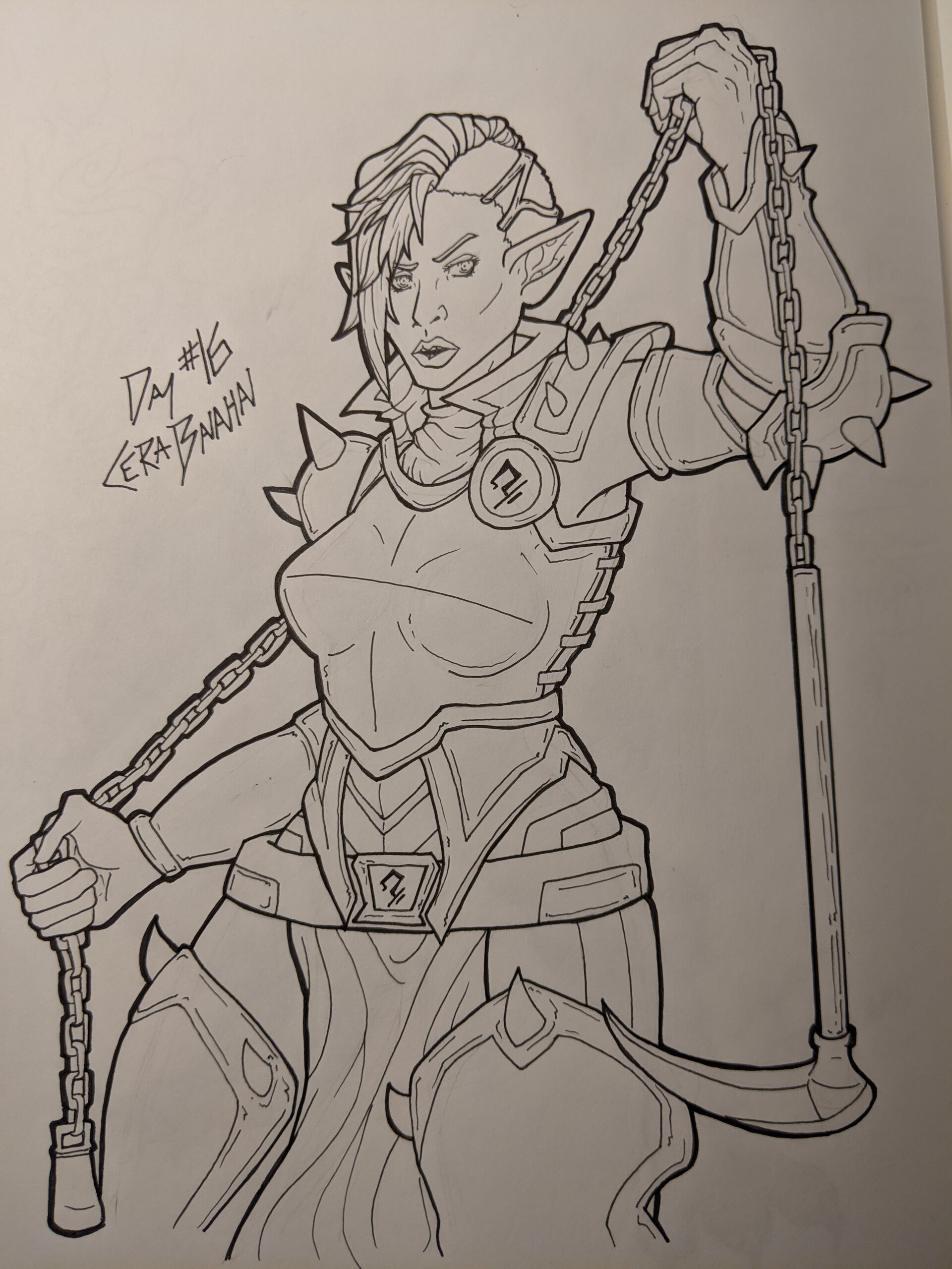 blood elf coloring pages