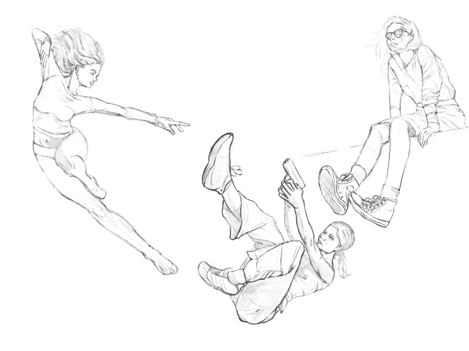 Dynamic Falling Pose