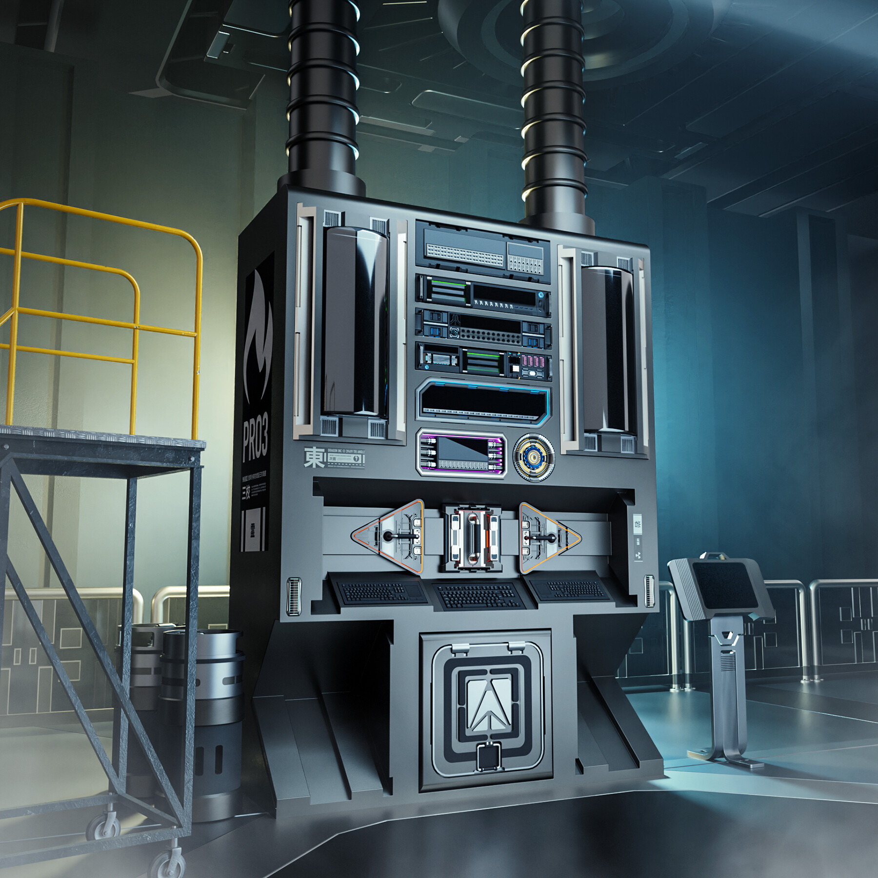 ArtStation - "Rack Server"