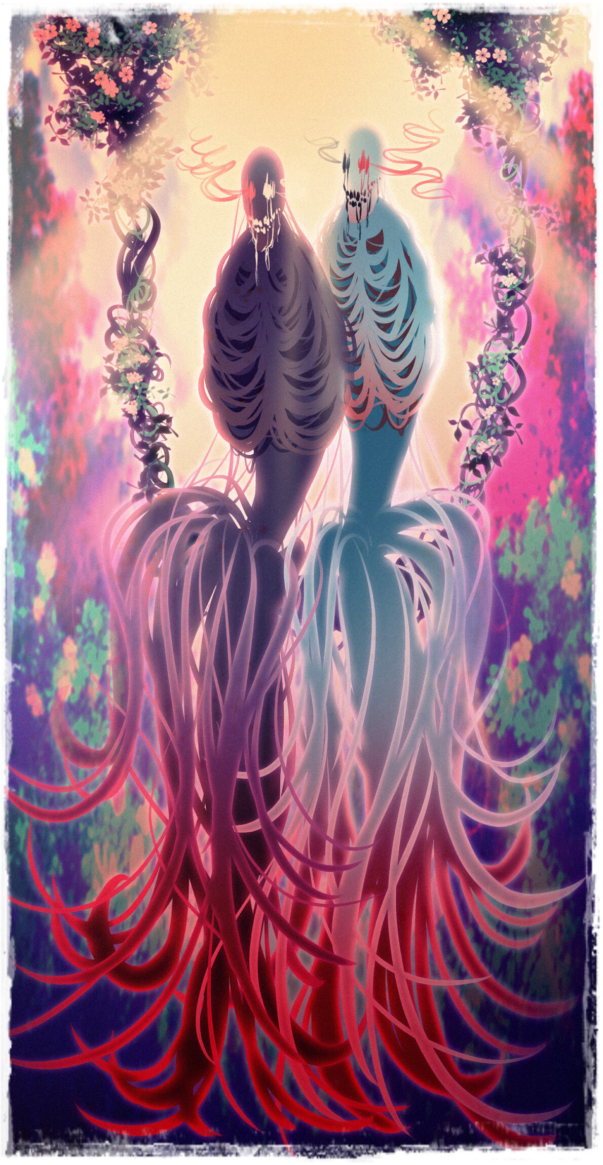 ArtStation - Just two creepy angels hanging out