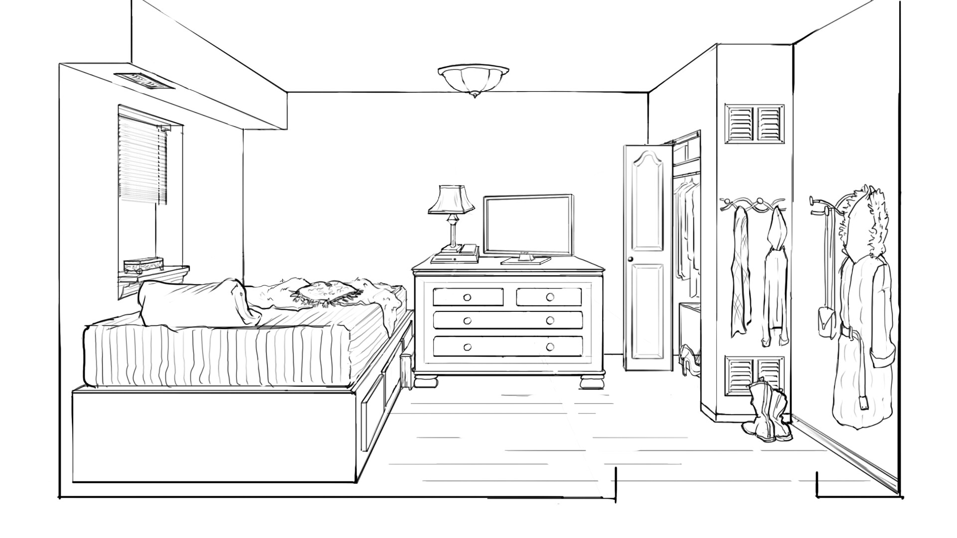 ArtStation - Perspective Drawings