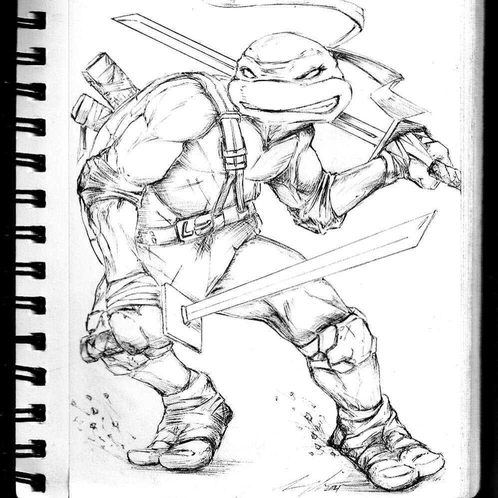 ninja turtles coloring pages leo