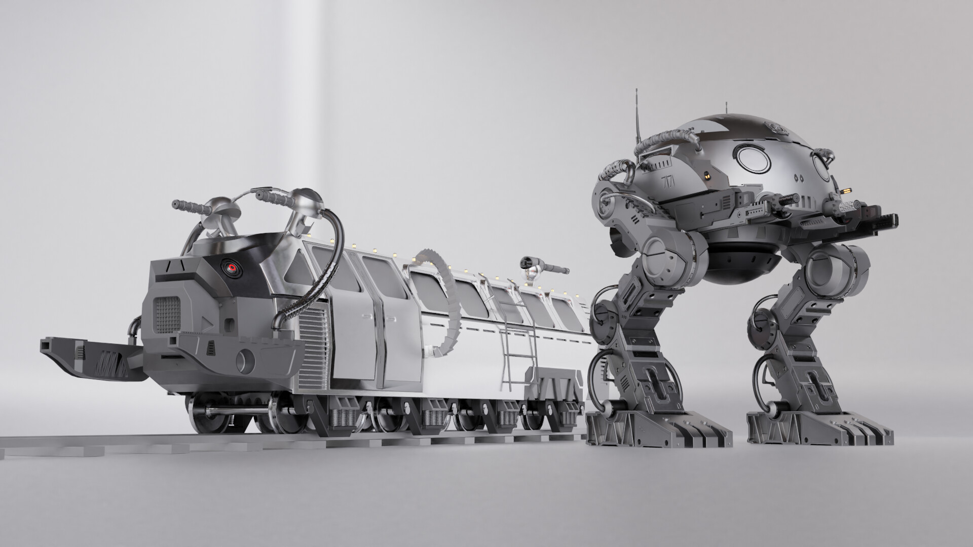 ArtStation - Mech Design and Train