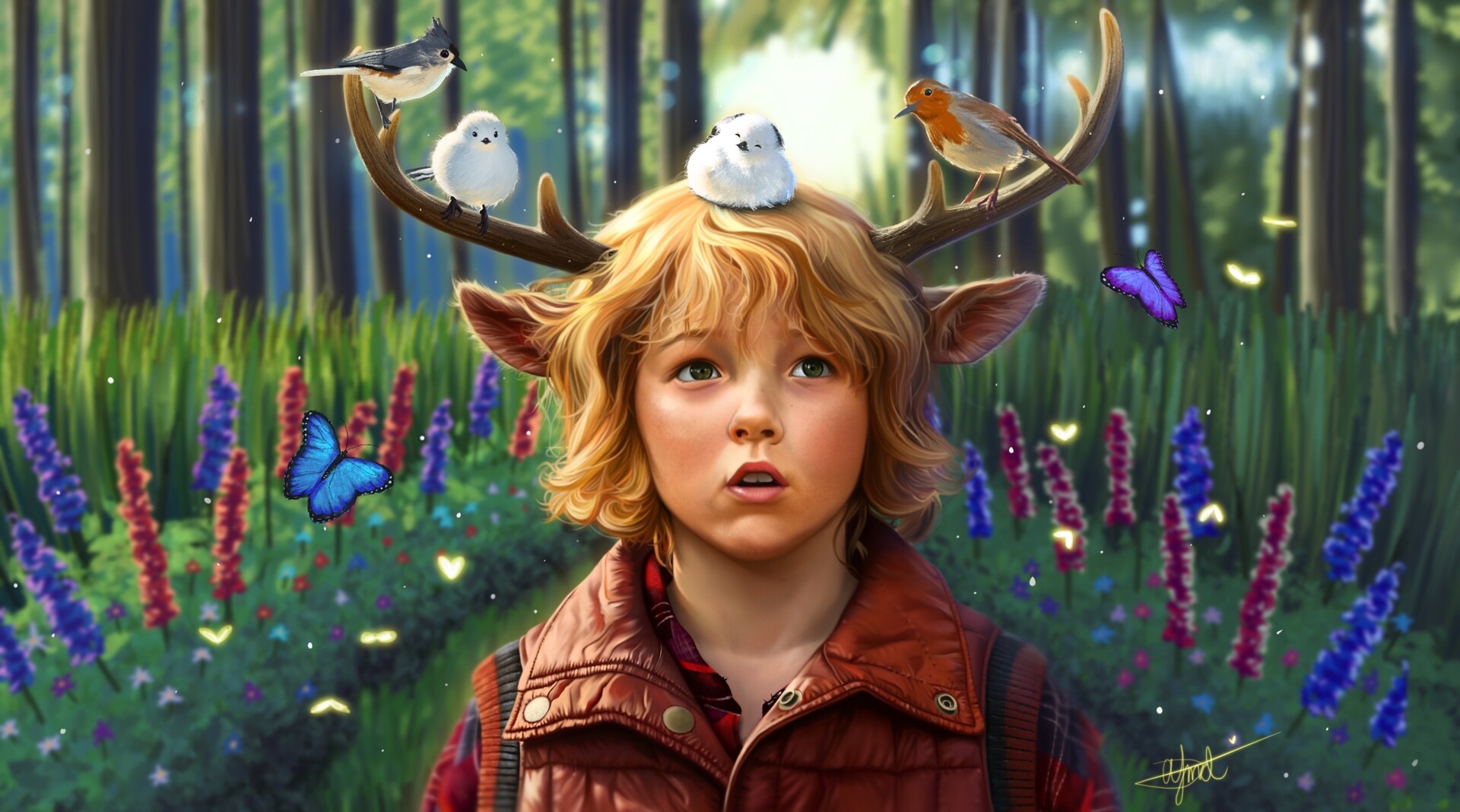 ArtStation - Peocreate Time lapse Art: Sweet Tooth Gus