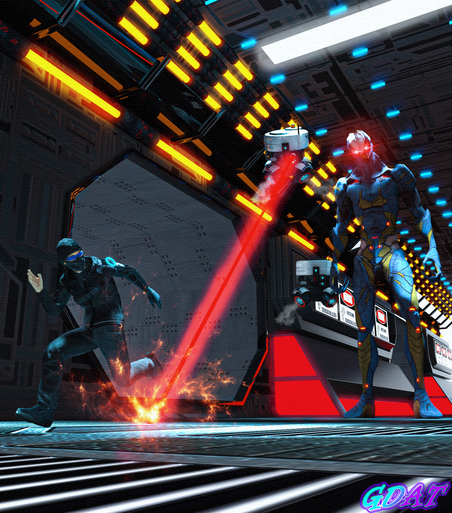 ArtStation - SECURITY BREACH PROTOCOL