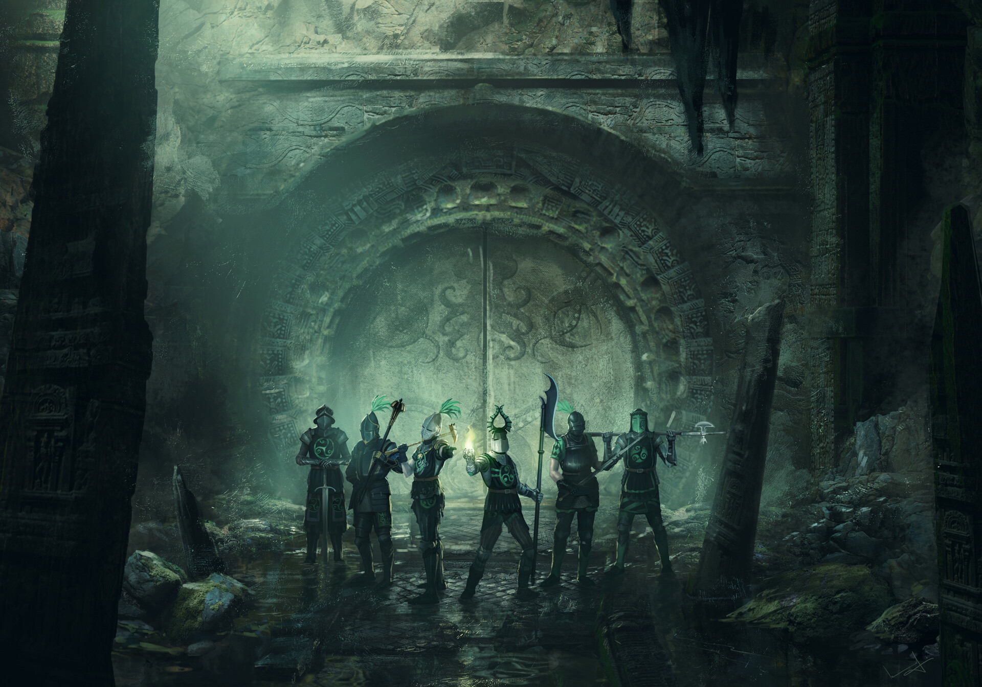 ArtStation - Team Poster Artwork