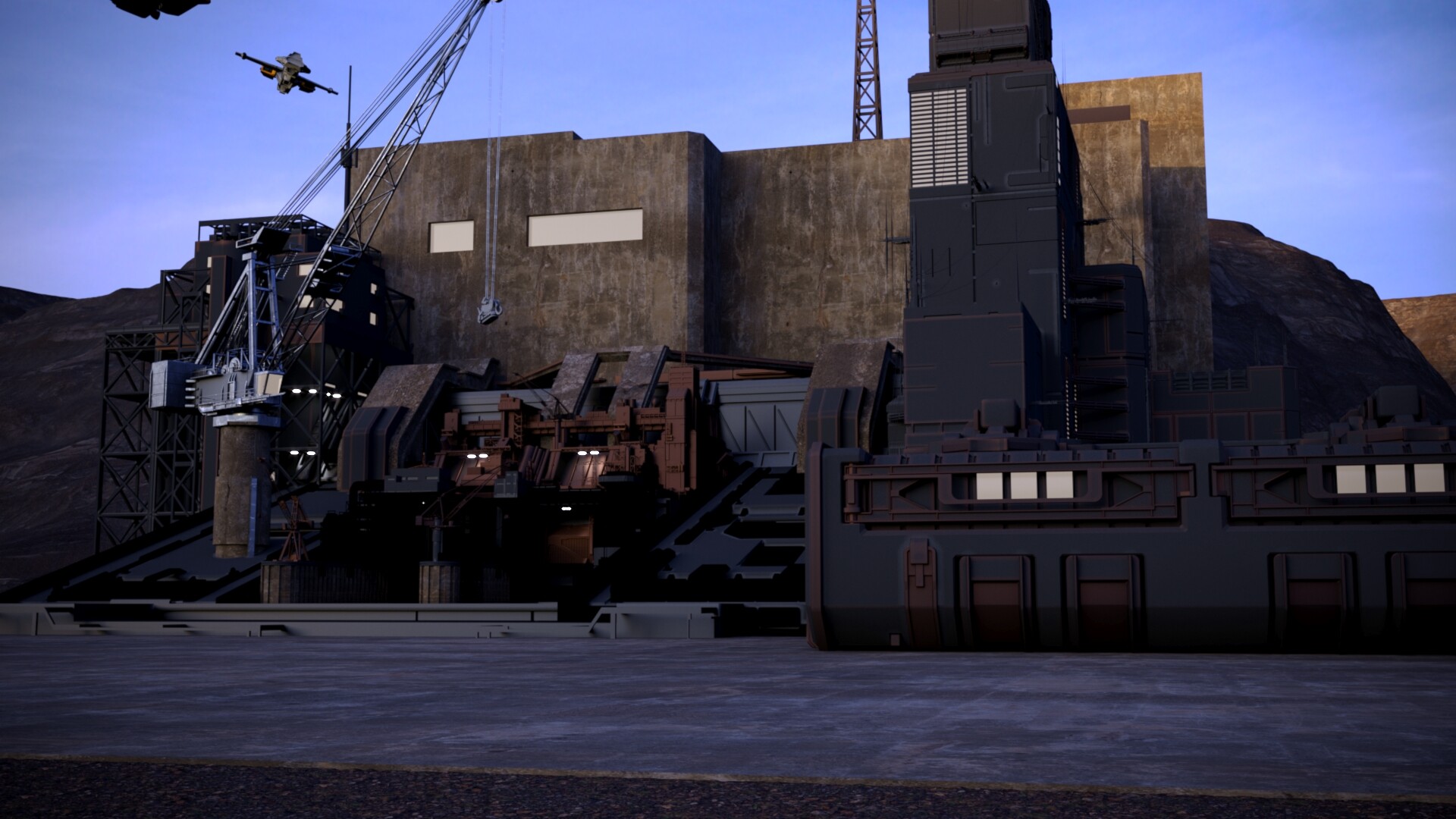 ArtStation - Mining Colony