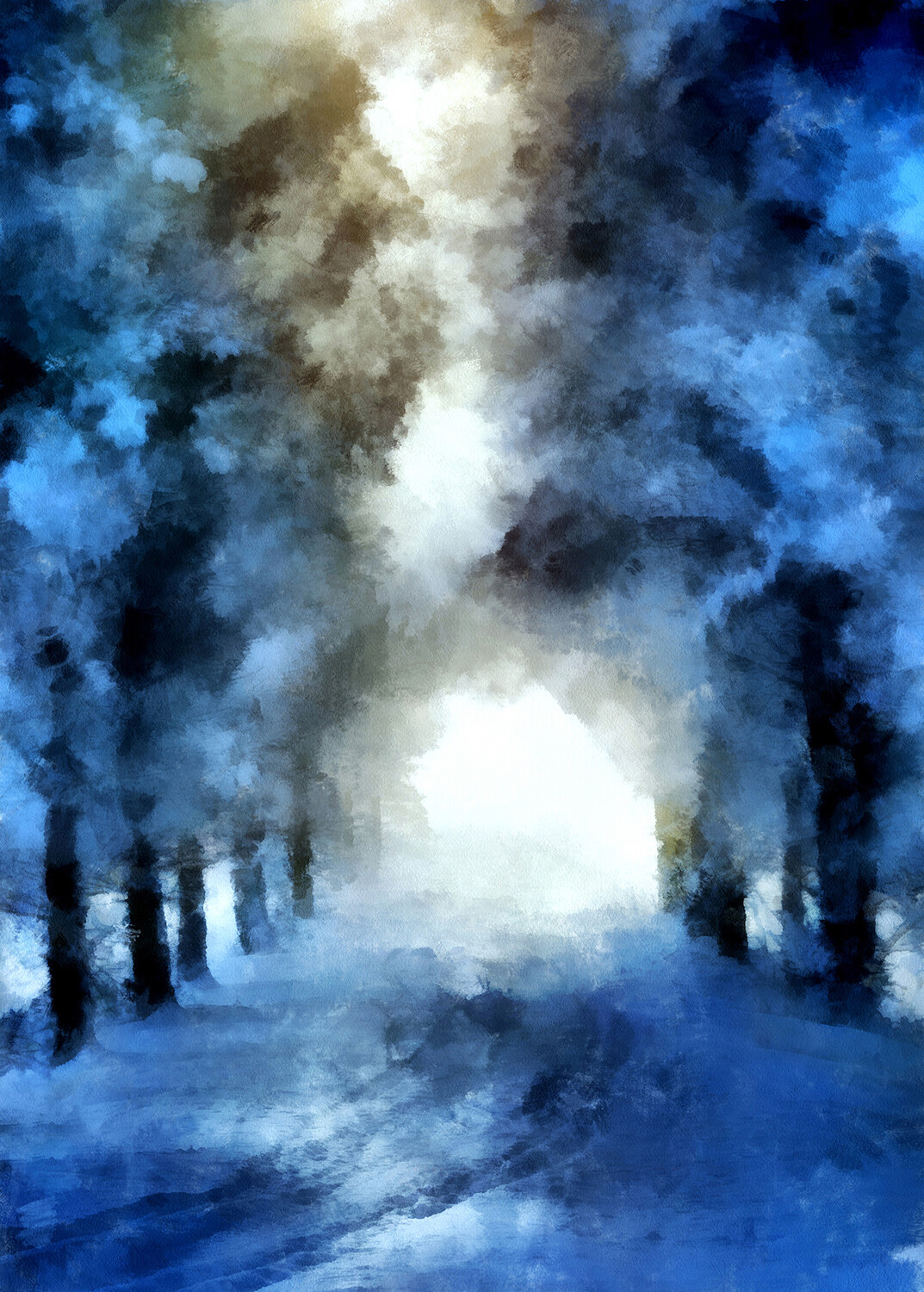 ArtStation - The shadow of the winter in the light of day