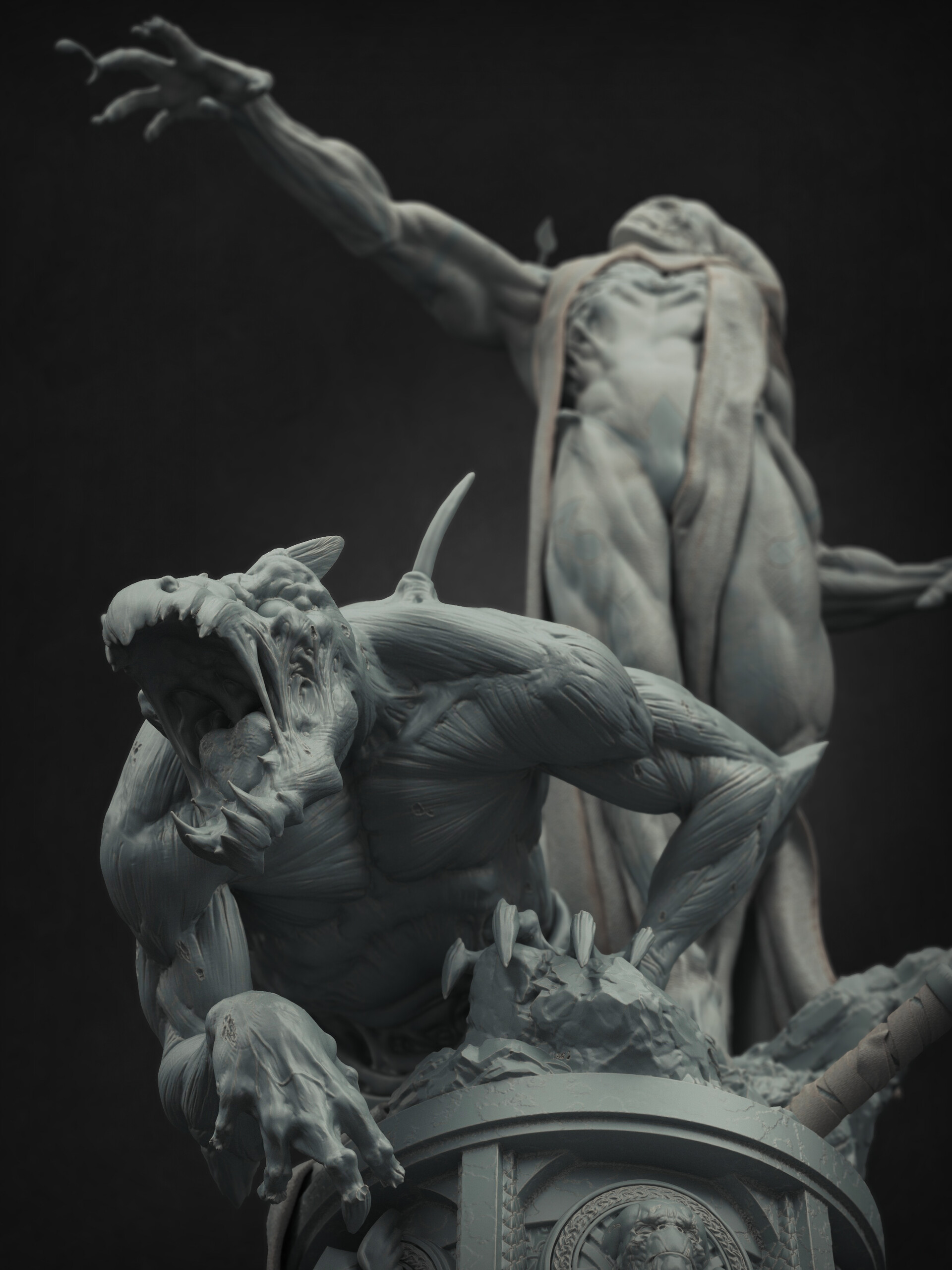 Polytrace Studio - Gorr - Clay renders