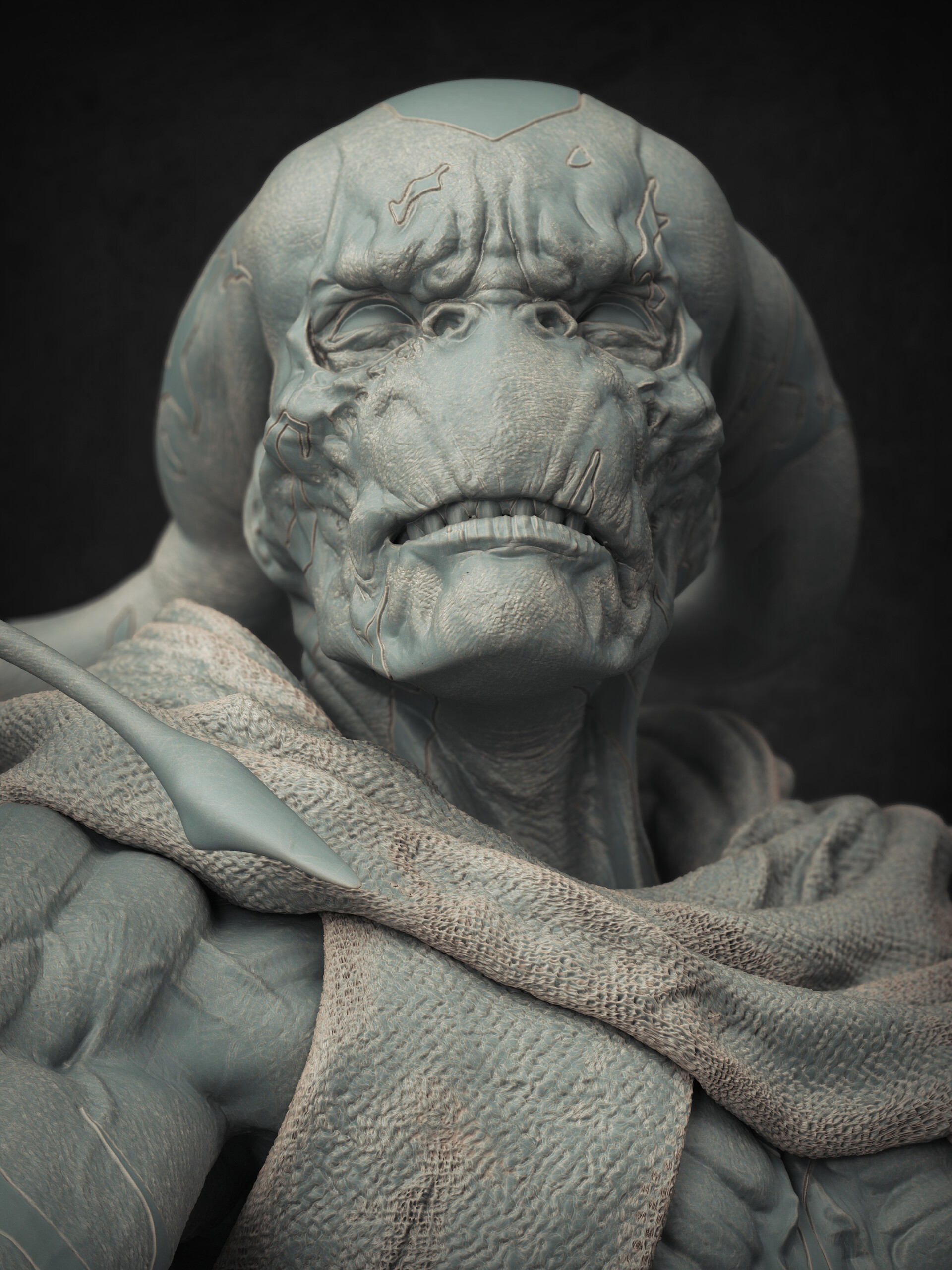 Polytrace Studio - Gorr - Clay renders