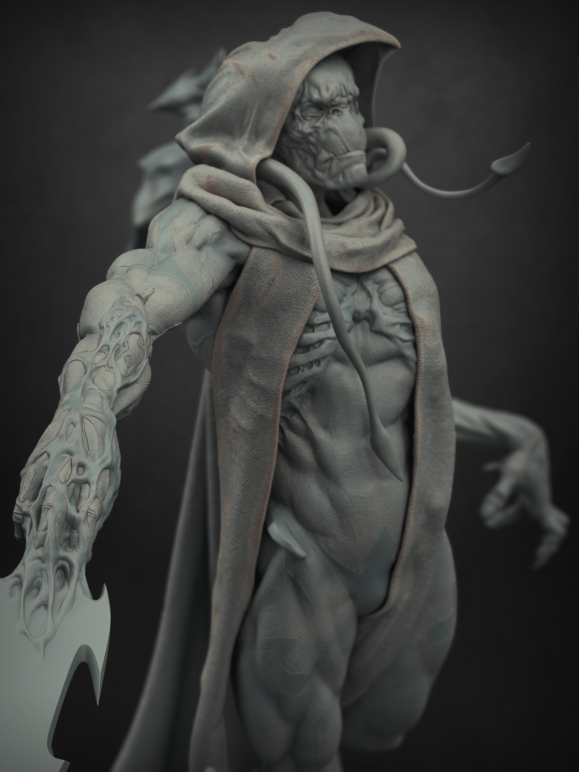 Polytrace Studio - Gorr - Clay renders