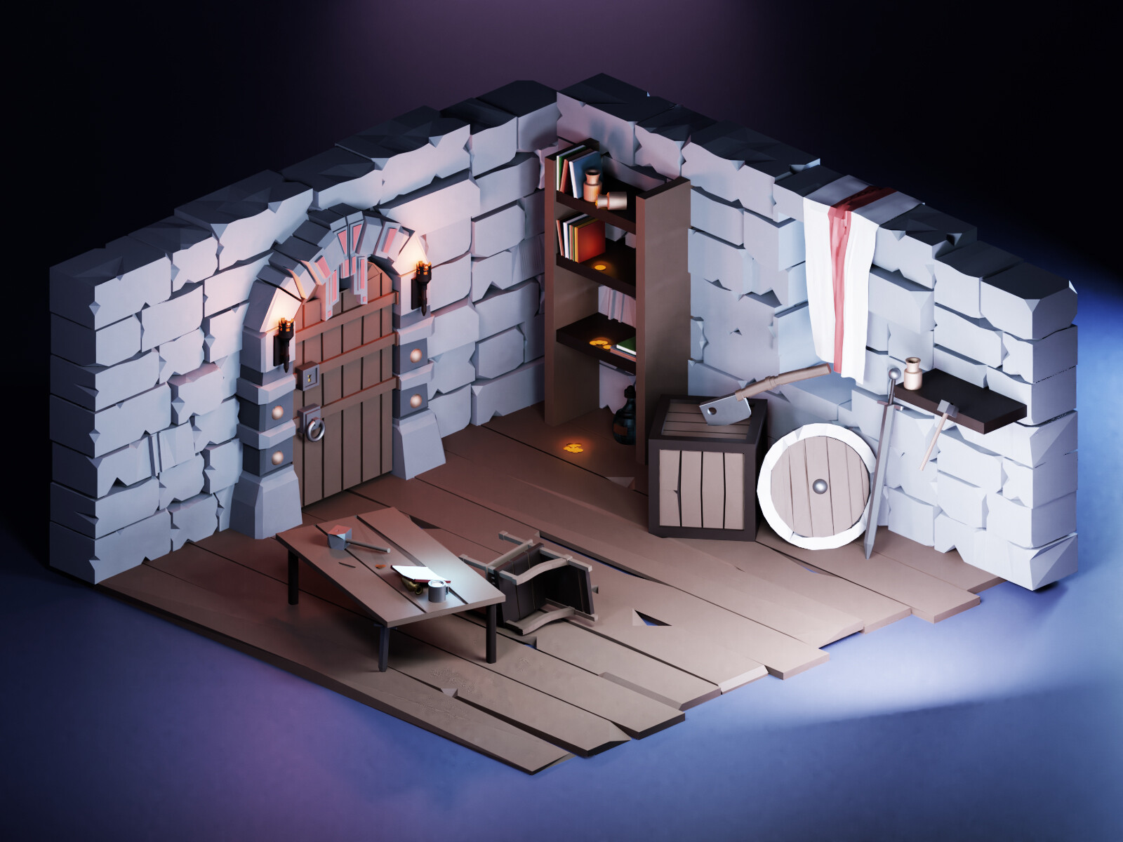 ArtStation - My medieval apartments