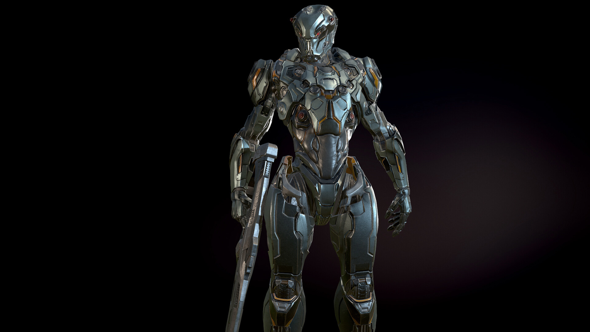 ArtStation - Sci Fi Cyborg