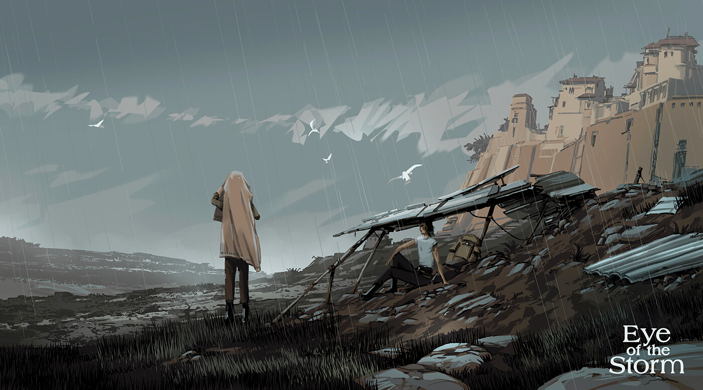 ArtStation - EotS - rainy cove