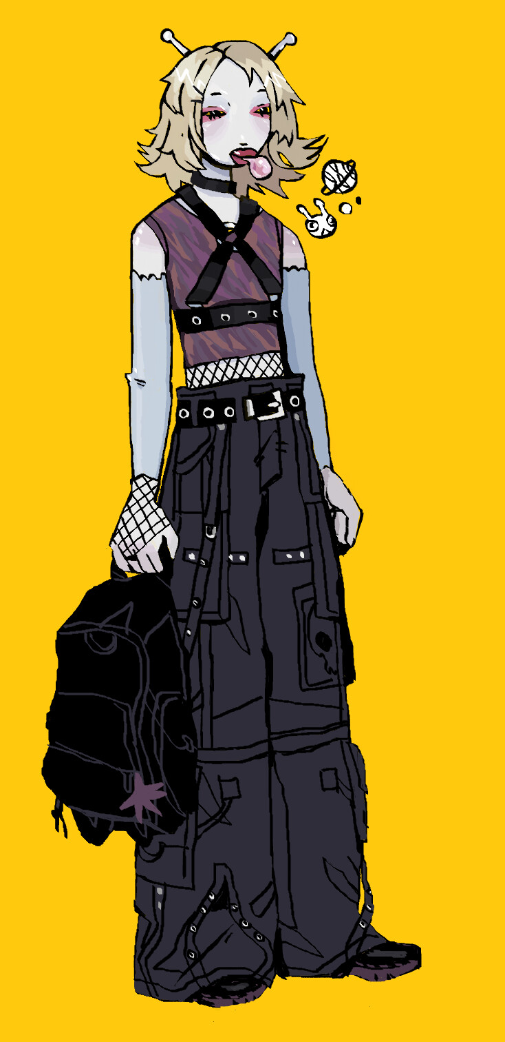 ArtStation - alien girl