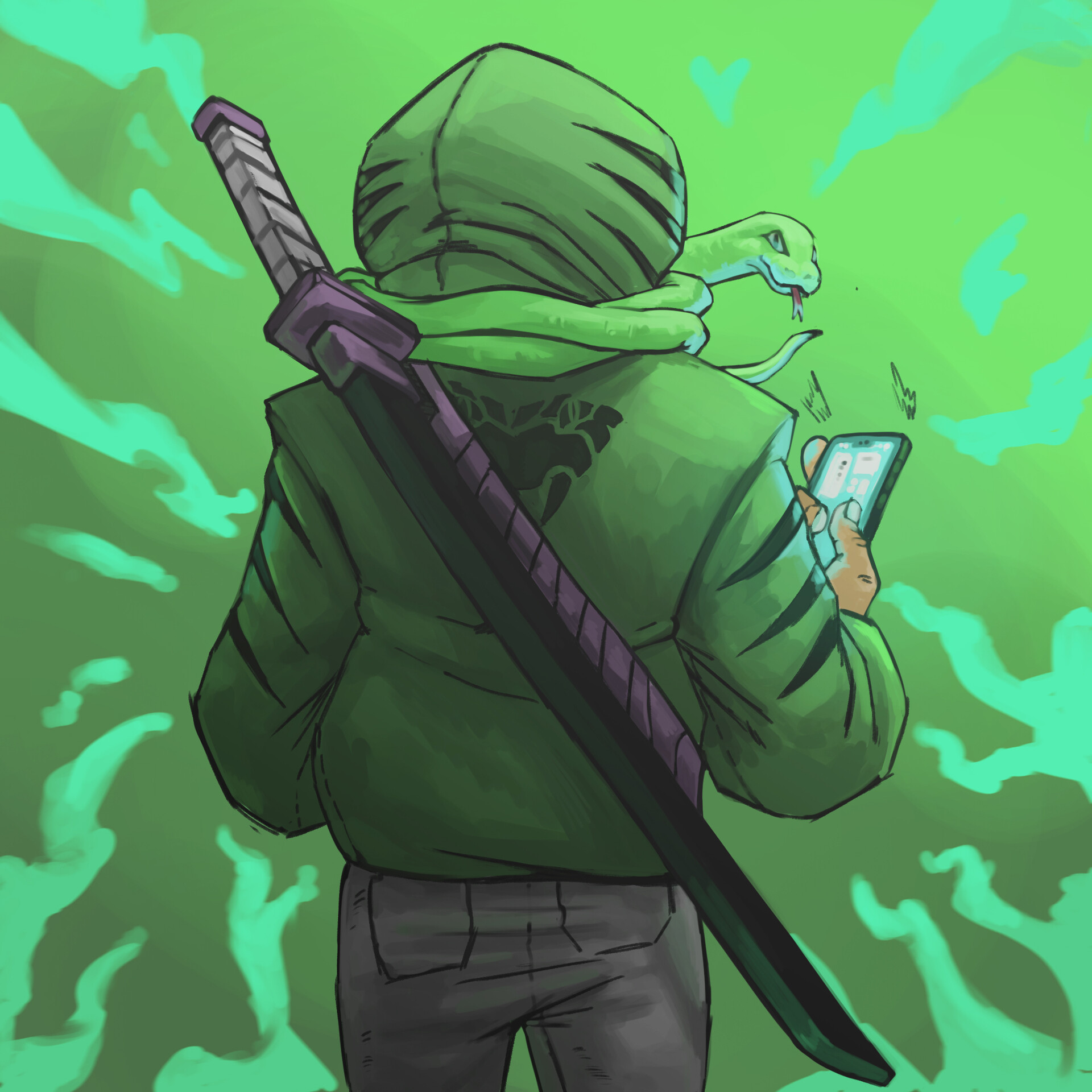 ArtStation - samurai serpent