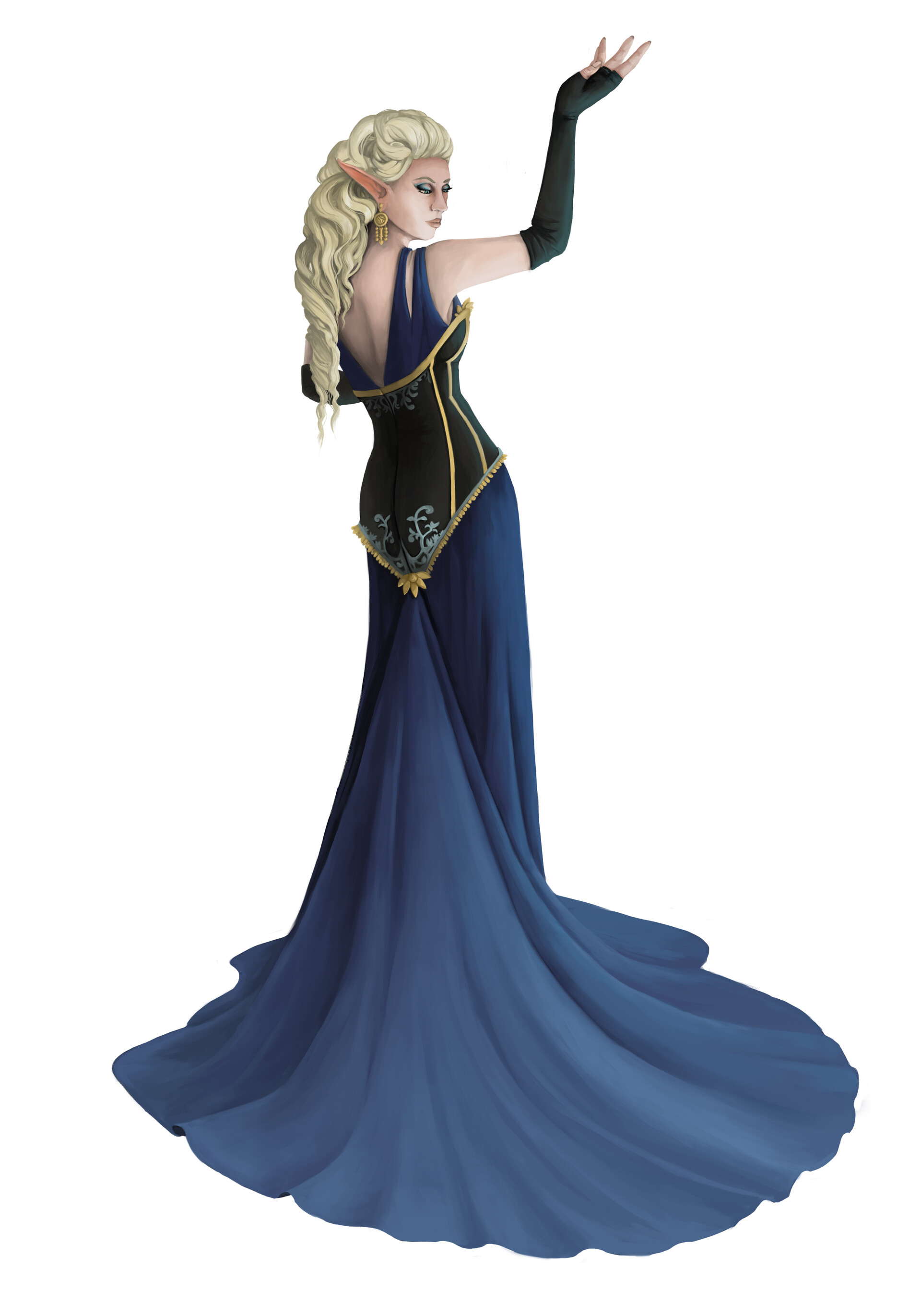 ArtStation - The Nameless Queen - Gimble's Guide to the Court of Nightmares