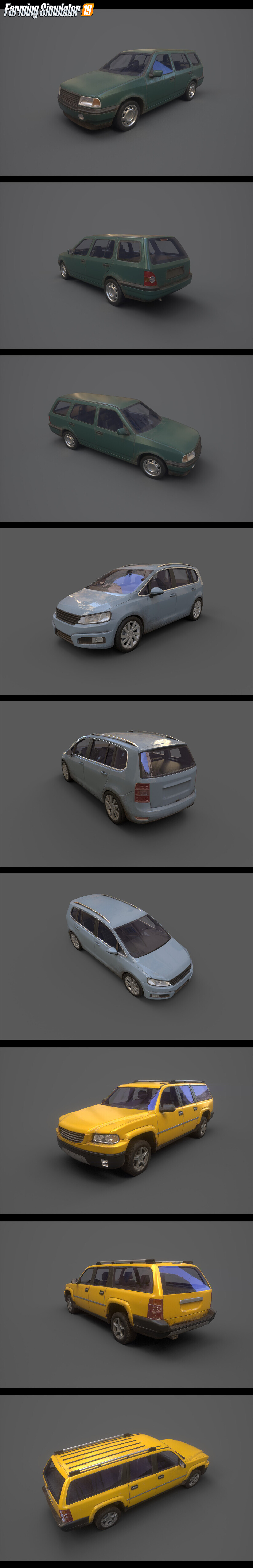 ArtStation - Vehicle models for Farming Simulator 19