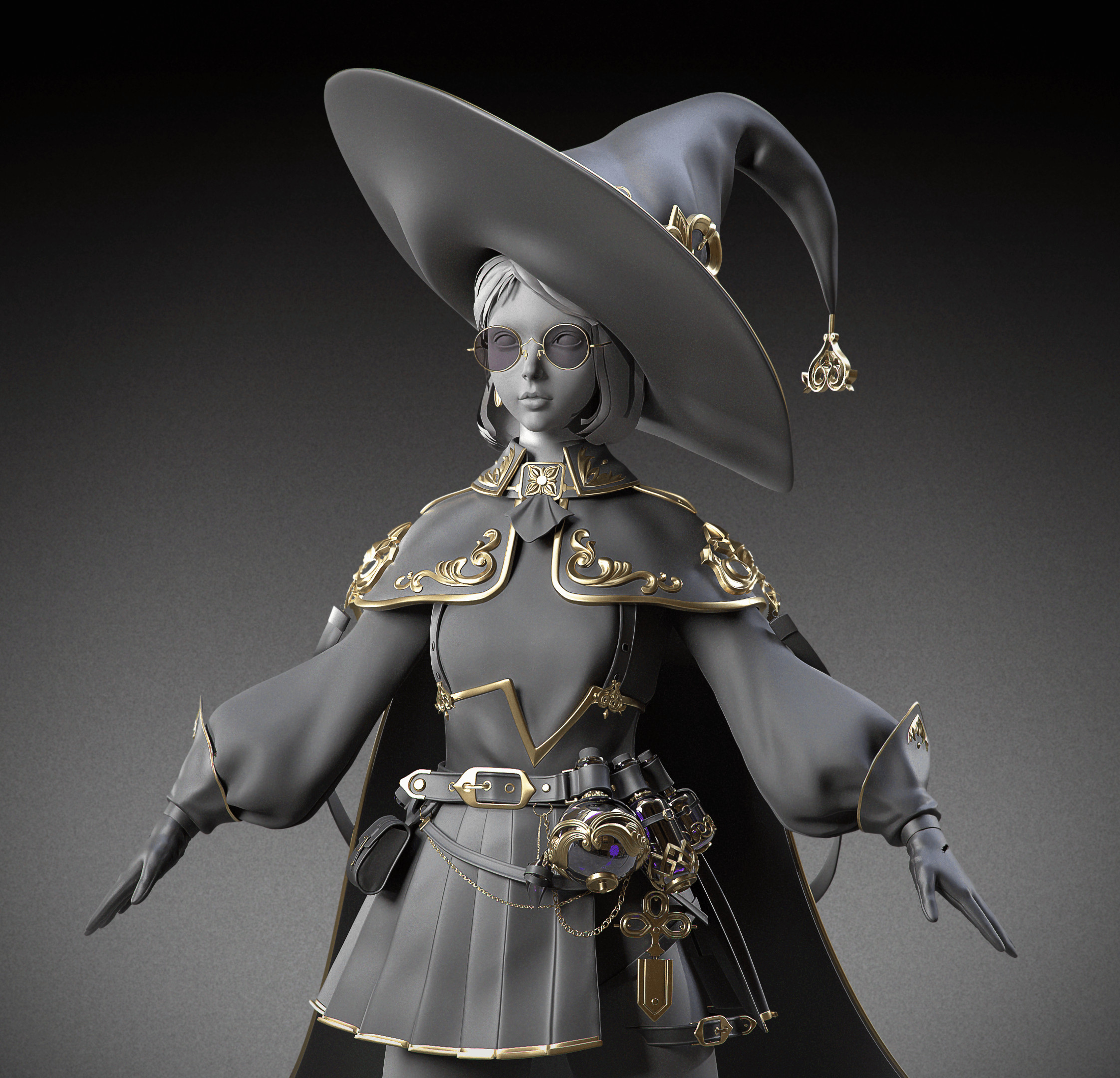 ABOUTCG - 游戏角色线下班第8、9期 王同学作品