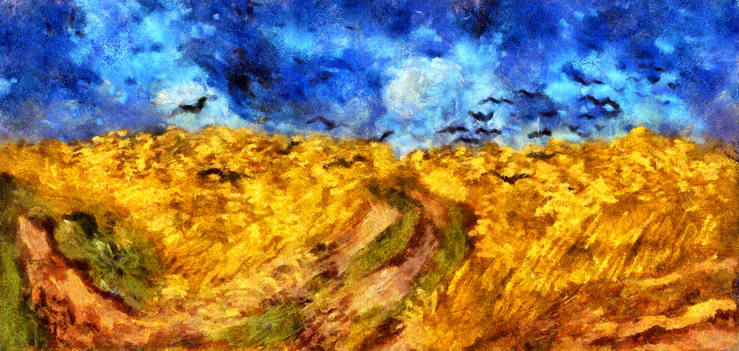 ArtStation - Wheatfield with Crows