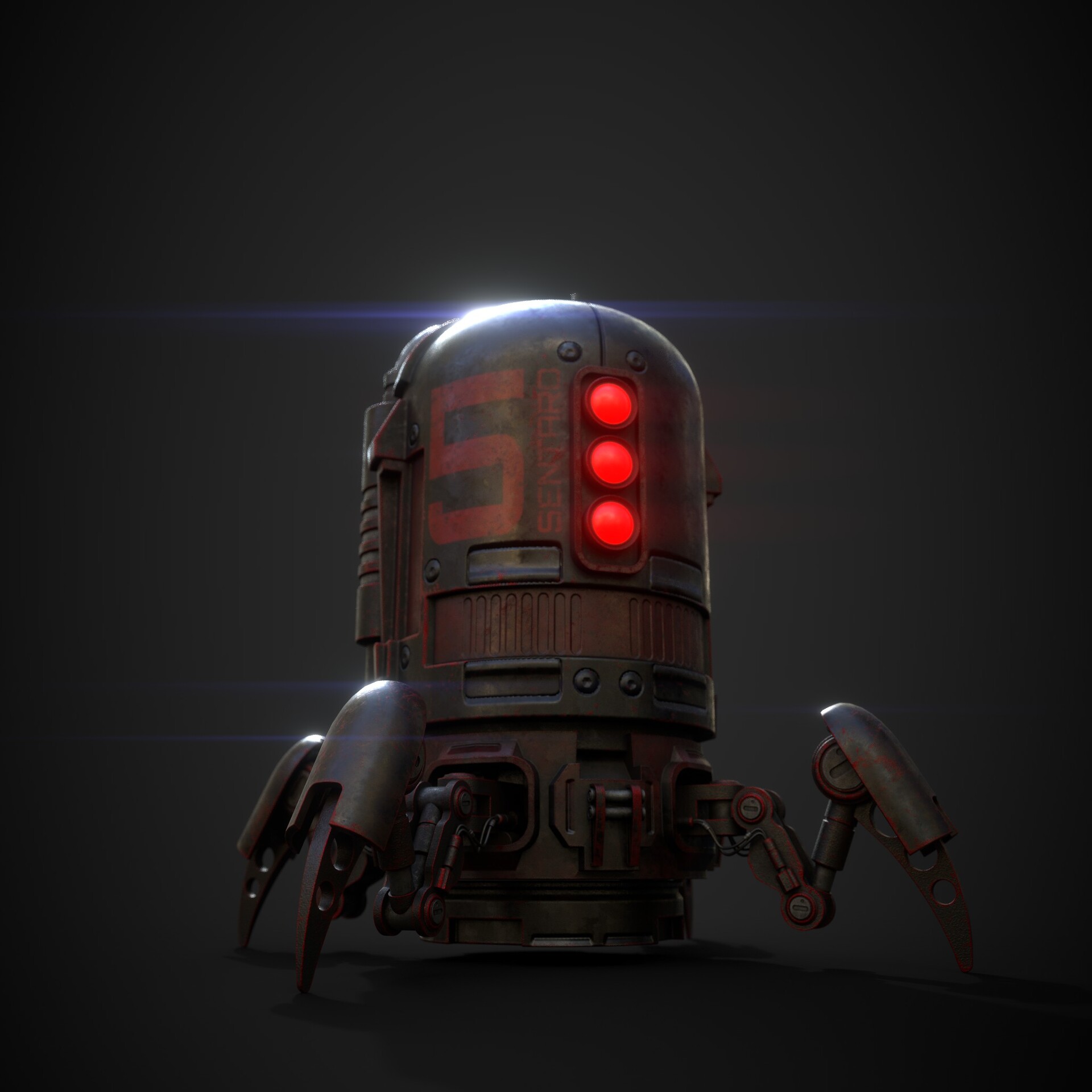 ArtStation - Spider Bot - Substance Painter