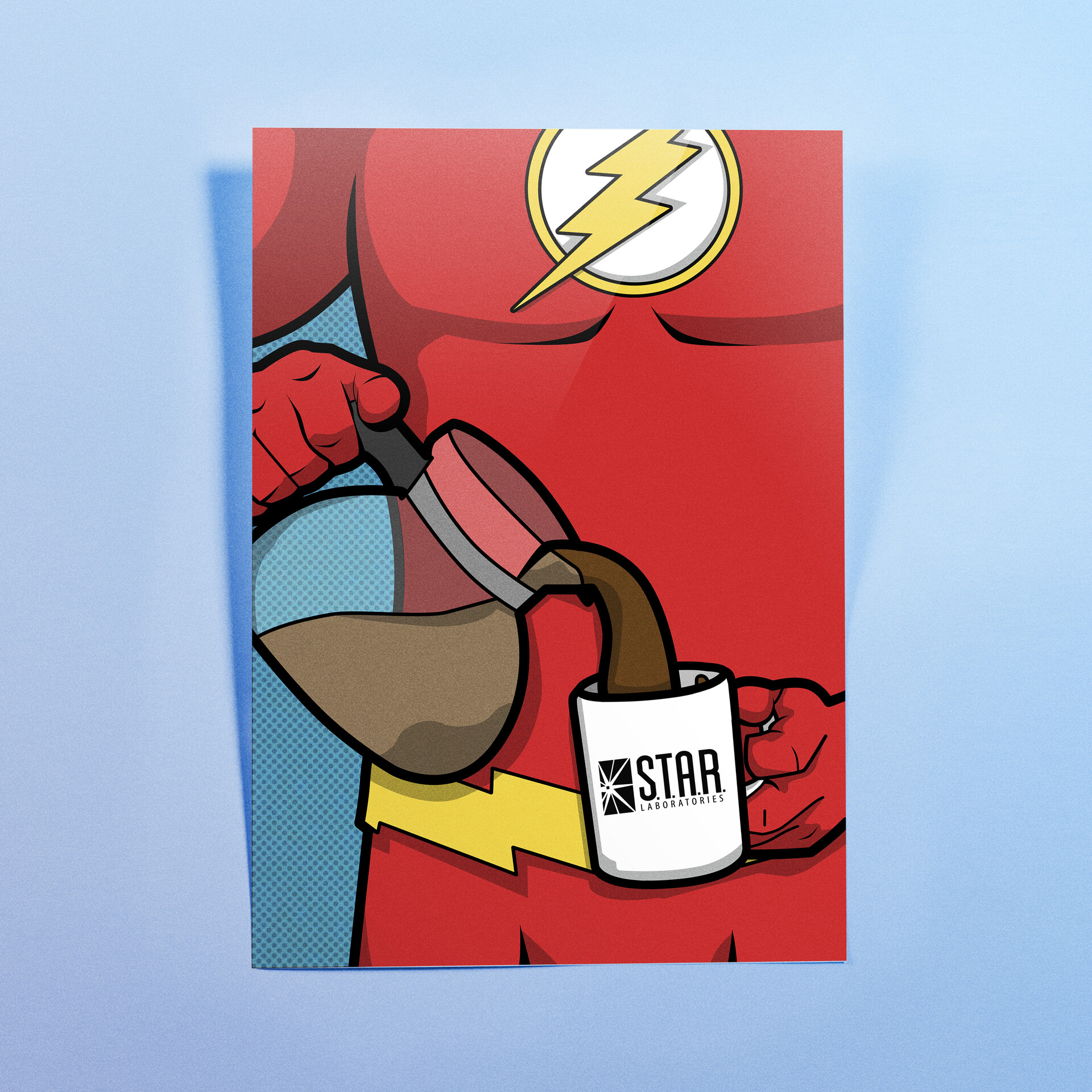 ArtStation - The Flash Pop Art Print