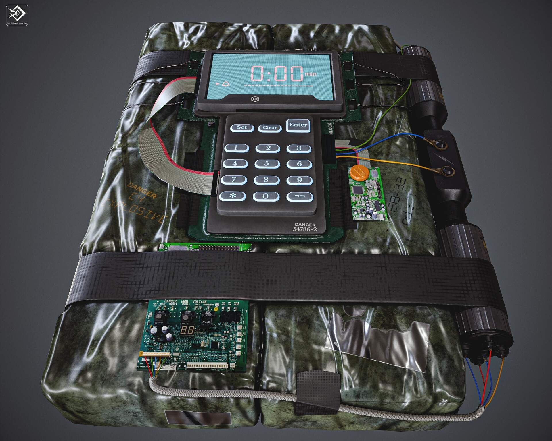 ArtStation - C4 RDX Bomb