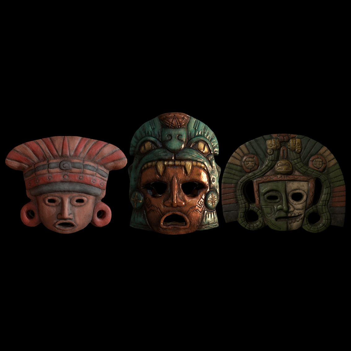 Aztec Masks