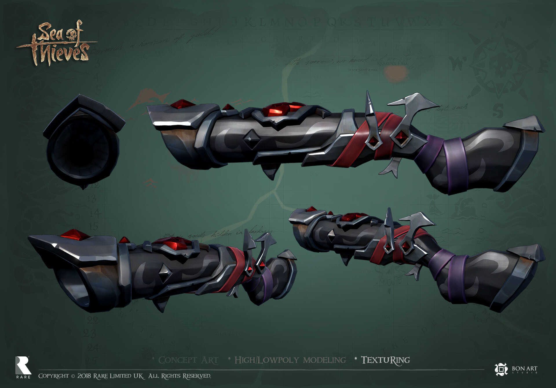 Jenia Todorova - Sea of Thieves - Dark Adventurers Cosmetics