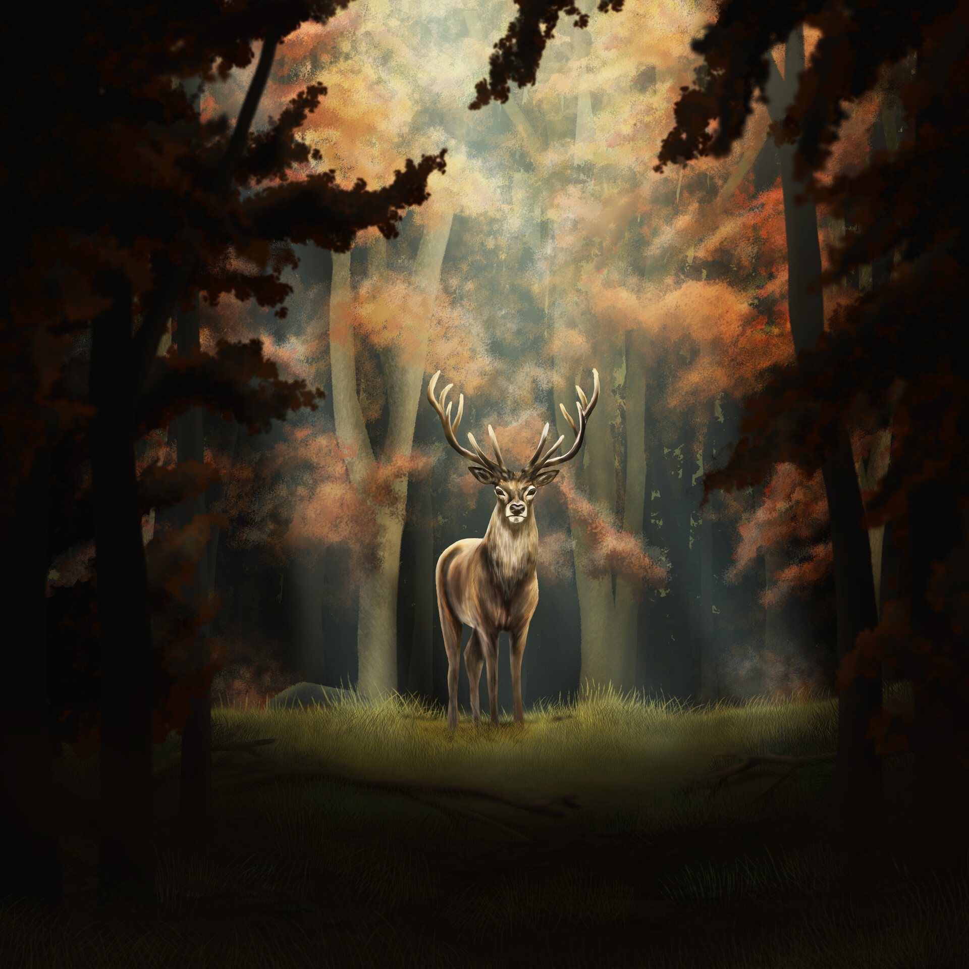 ArtStation - King of Autumn Forest