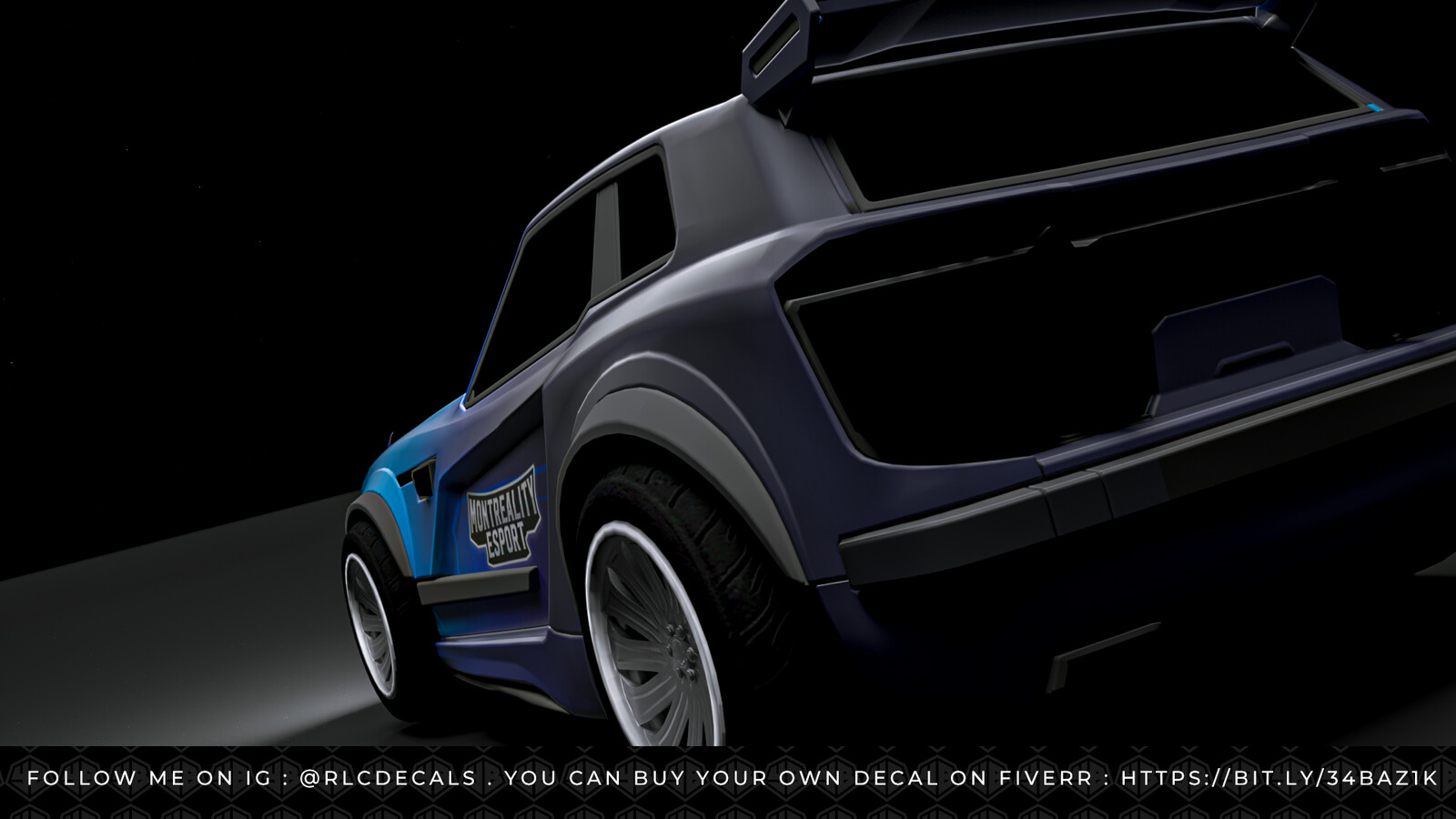 Younes A. - Montreality Esport - Rocket league custom decal Showcase