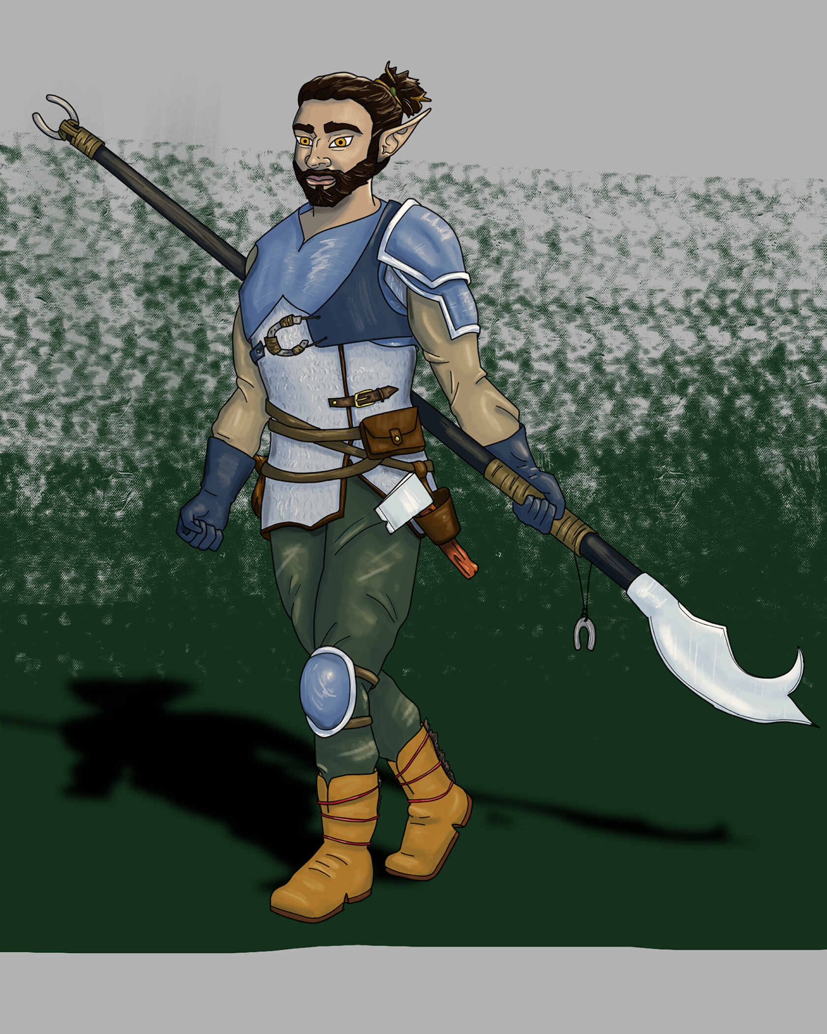 ArtStation - Elf Cavalier Fighter