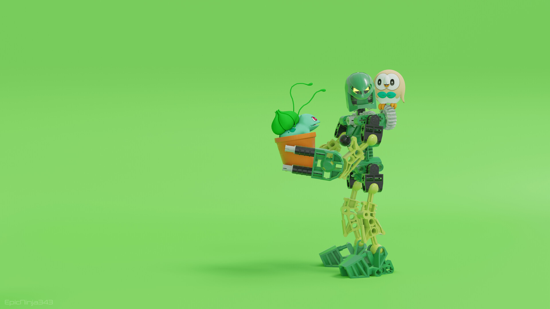 ArtStation - lewa, Bulbasaur & Rowlet