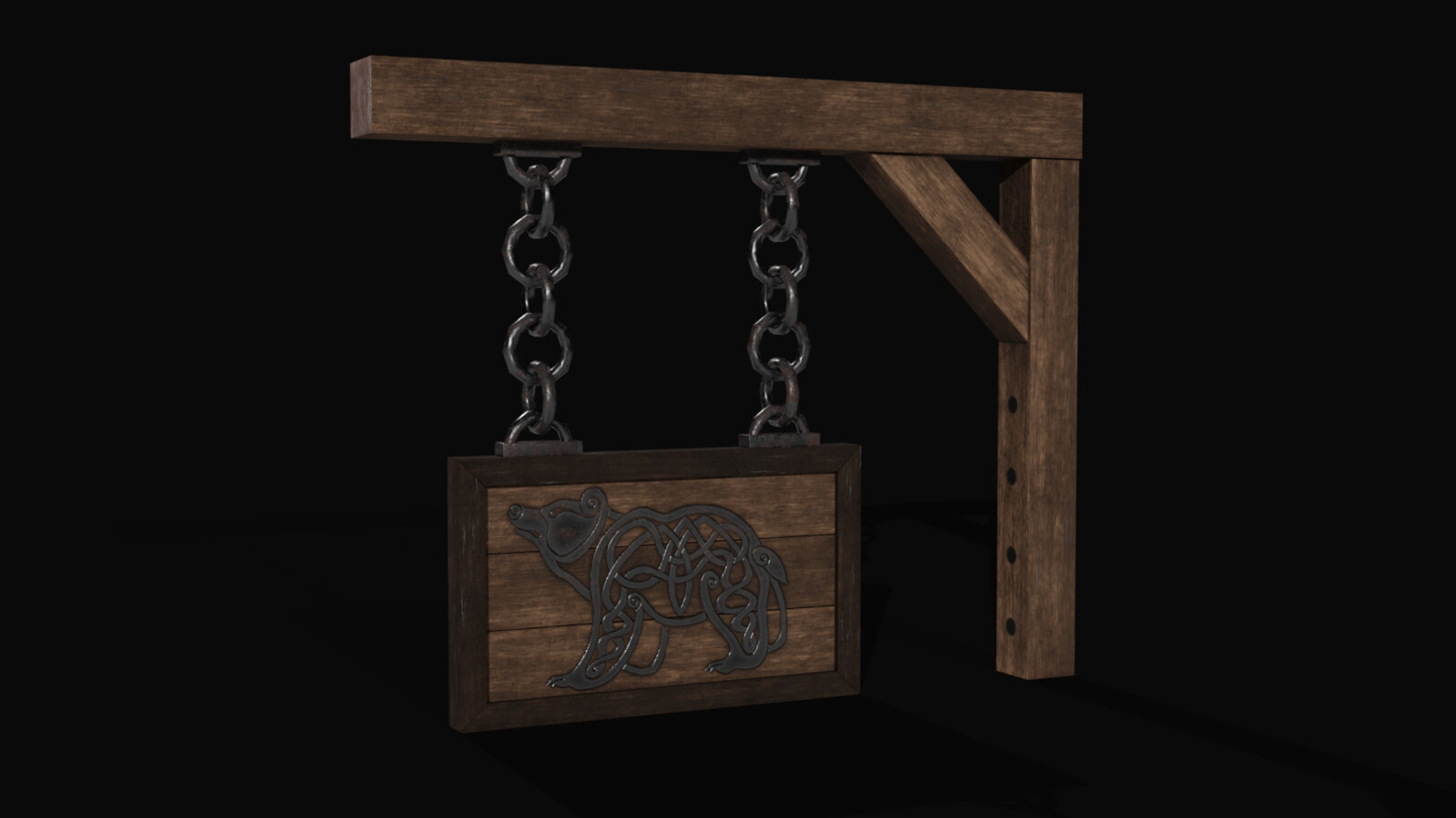 Alan "Stirio" Dzikowski - Tavern signboard "Bear"