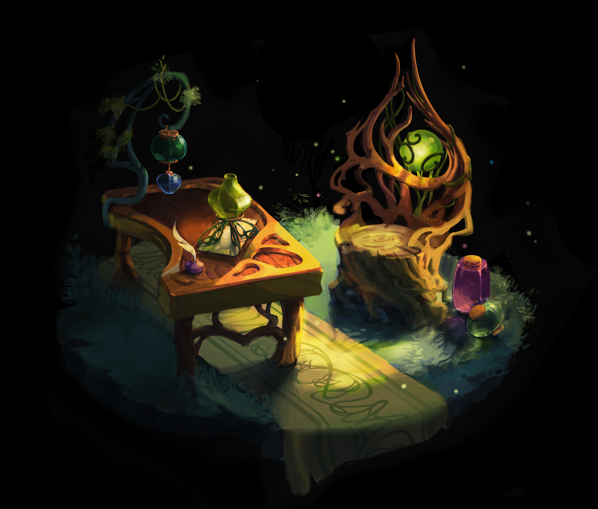 ArtStation - fairy's workplace