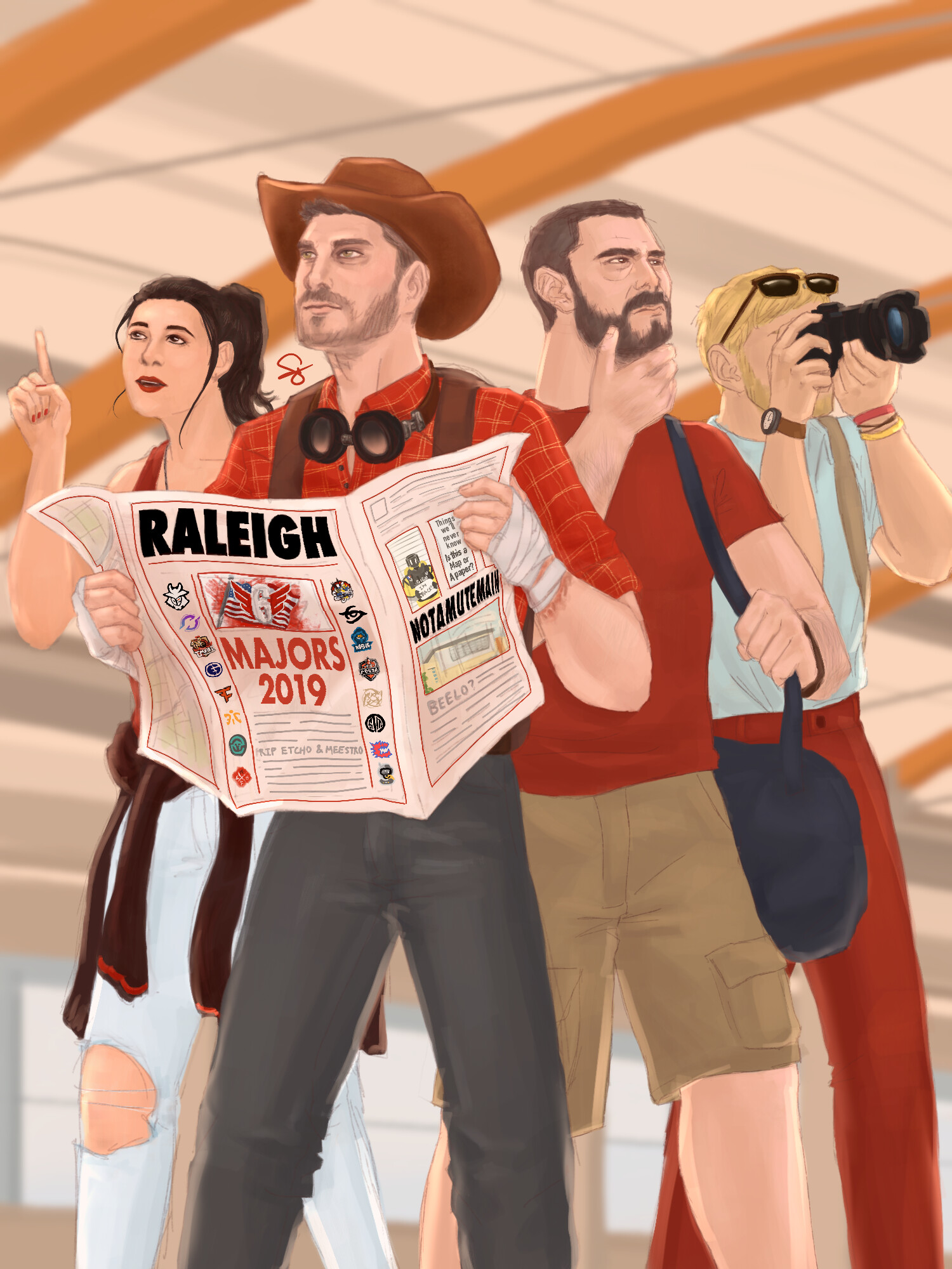 ArtStation - R6 Raleigh Major 2019 (July)